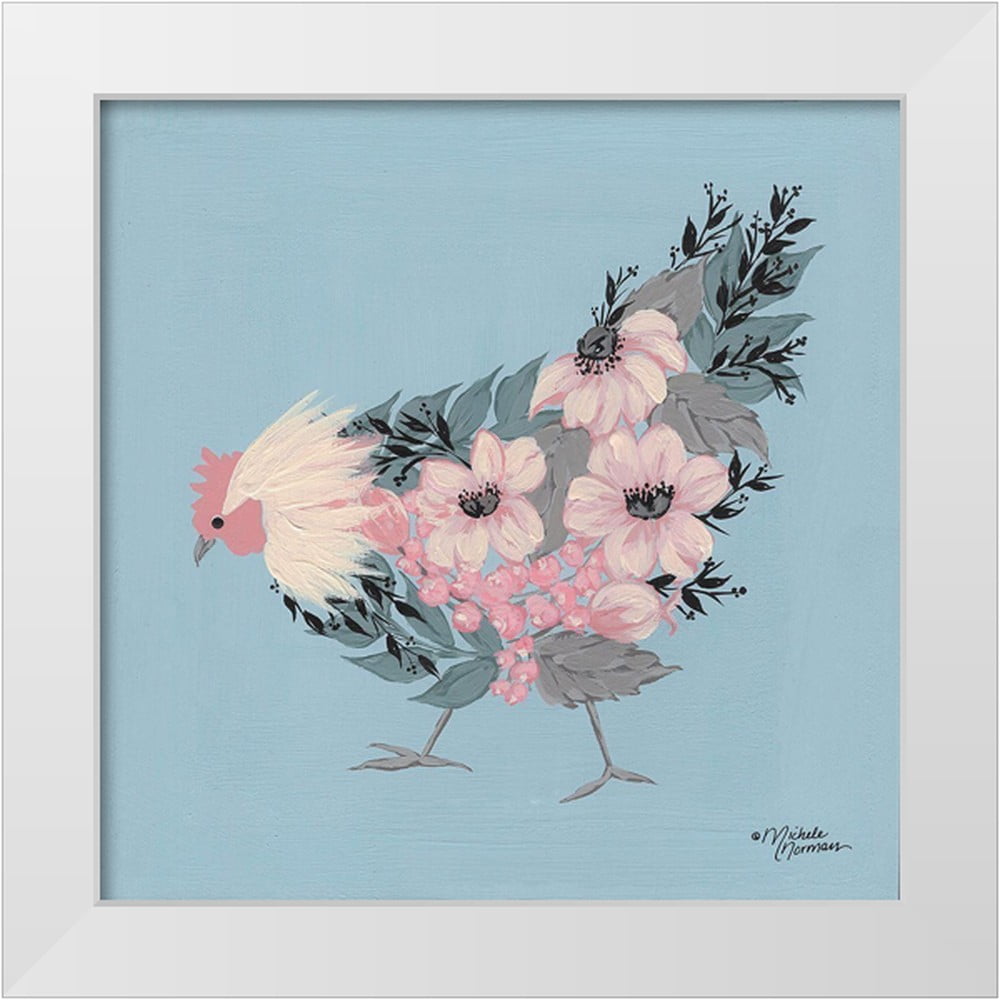 Norman, Michele 15x15 White Modern Wood Framed Museum Art Print Titled ...