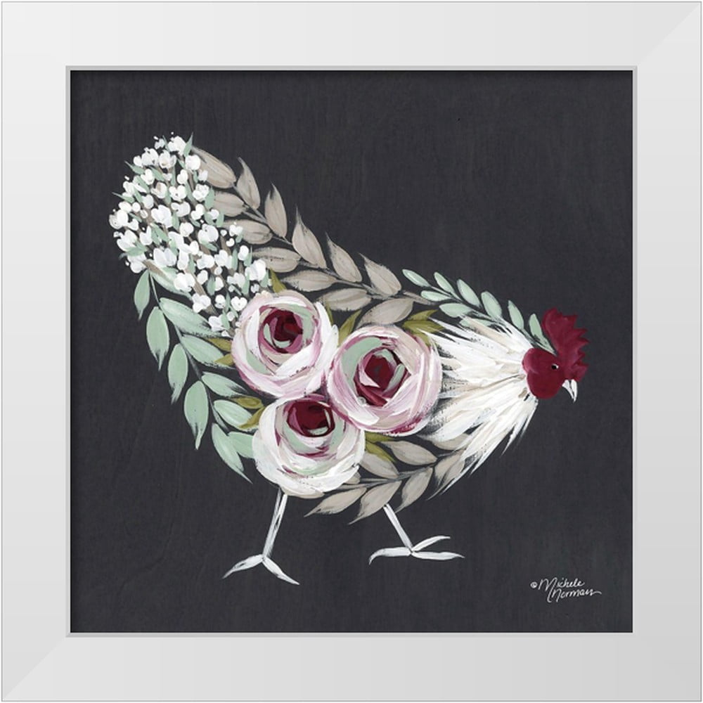 Norman, Michele 15x15 White Modern Wood Framed Museum Art Print Titled ...