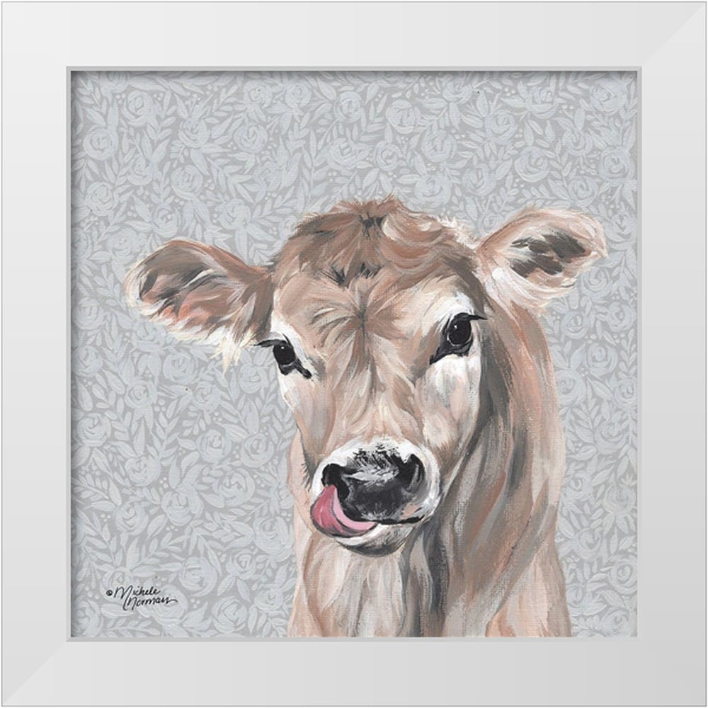 Norman, Michele 15x15 White Modern Wood Framed Museum Art Print Titled ...