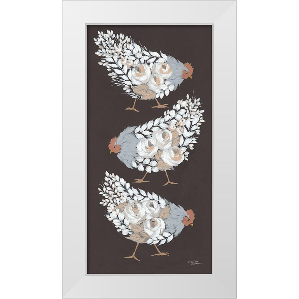 Norman, Michele 18x32 White Modern Wood Framed Museum Art Print Titled ...