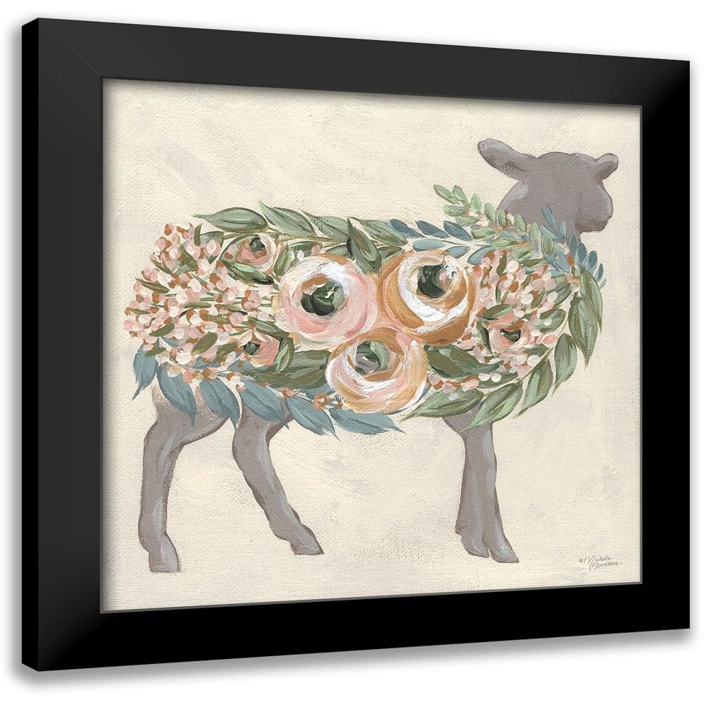 Norman, Michele 20x20 Black Modern Framed Museum Art Print Titled ...