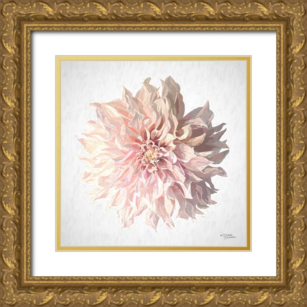 Norman, Michele 26x26 Gold Ornate Wood Framed with Double Matting ...