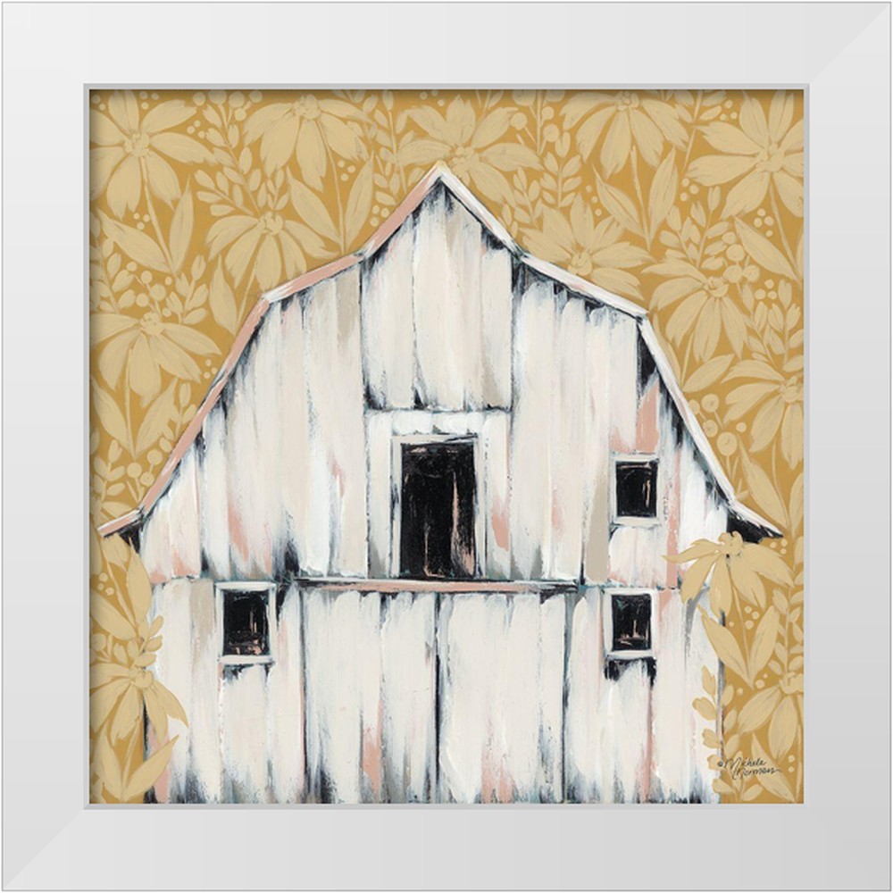 Norman, Michele 26x26 White Modern Wood Framed Museum Art Print Titled ...