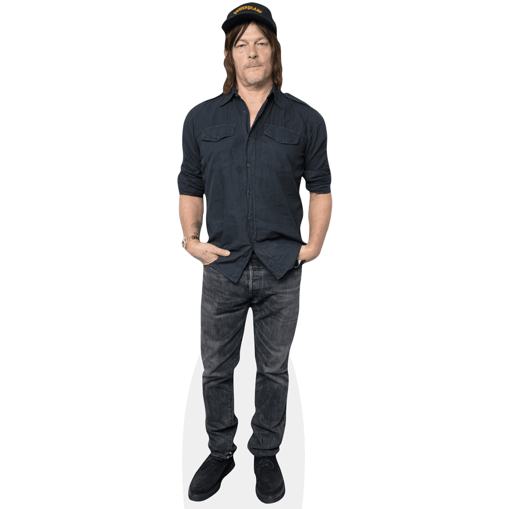 Norman Reedus (Jeans) Lifesize Cardboard Cutout Standee - Walmart.com