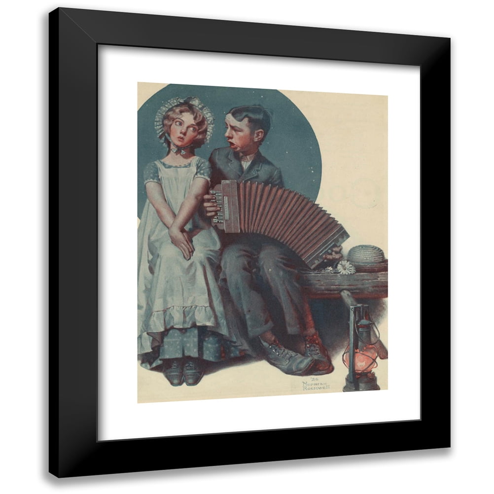 Norman Rockwell 19x24 Black Modern Framed Museum Art Print Titled ...