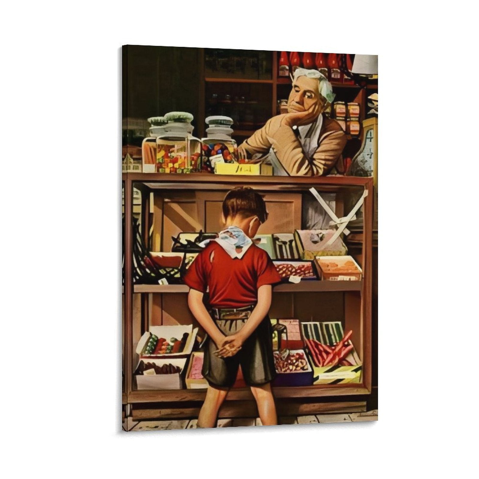 Norman Rockwell Great Painter Art Poster (5) Painting On Canvas Wall ...