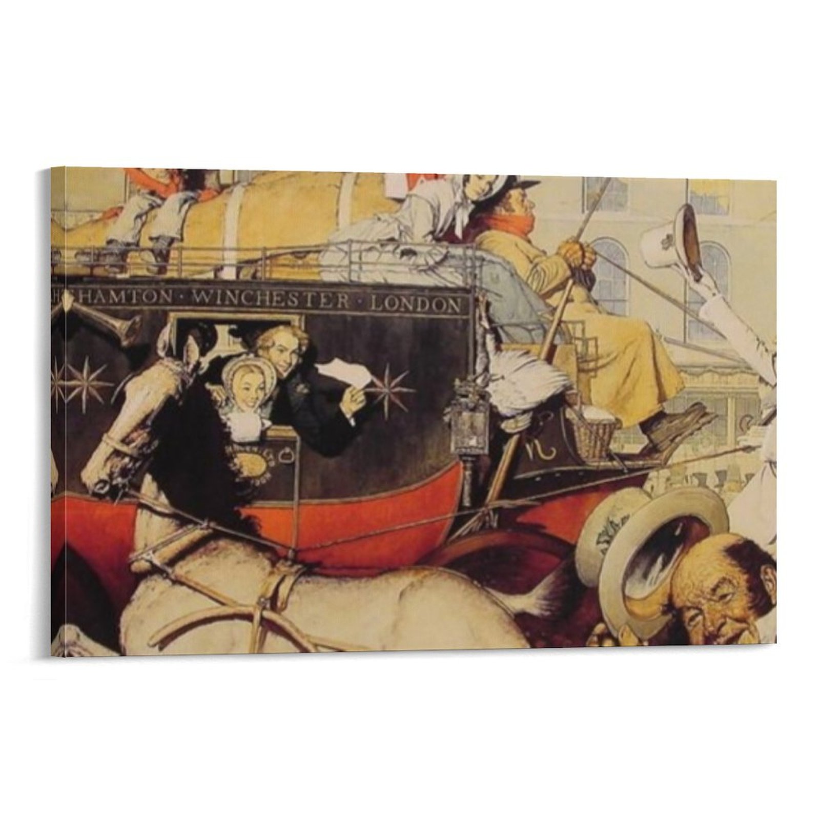 Norman Rockwell Print Illustration Painting (1) Canvas Wall Art Poster ...