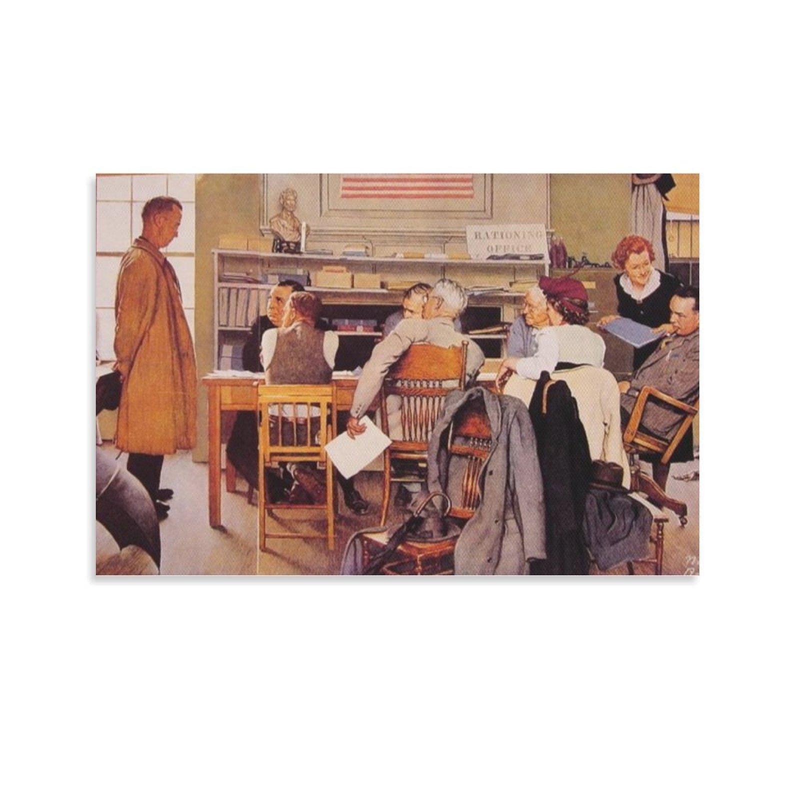 Norman Rockwell Print Illustration Painting (11) Posters Wall Art ...