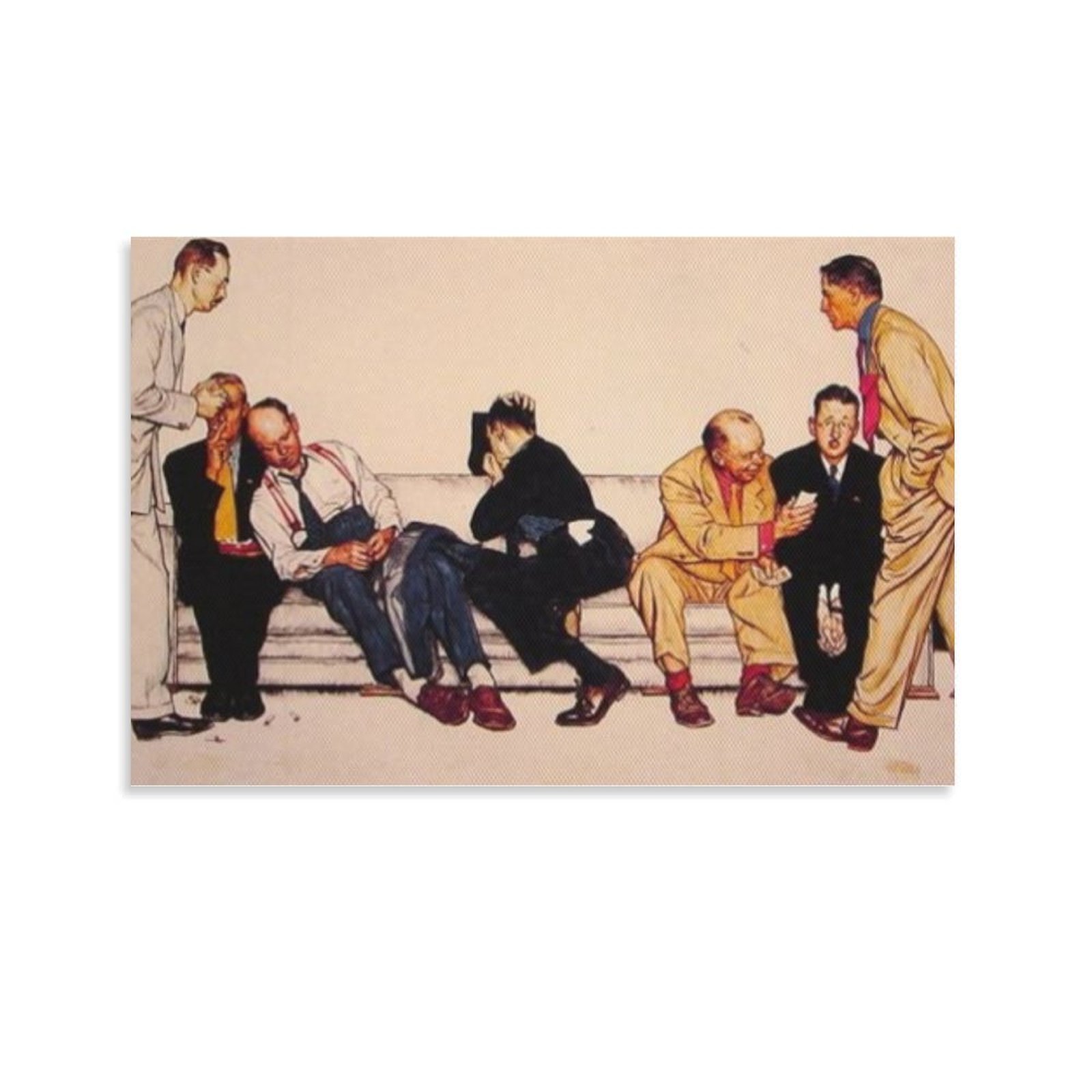 Norman Rockwell Print Illustration Painting (5) Canvas Art Poster and ...