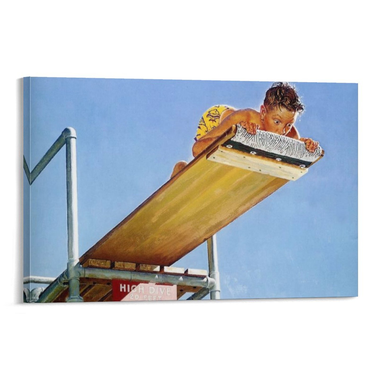 Norman Rockwell Print Illustration Painting (6) Print Photo Art ...