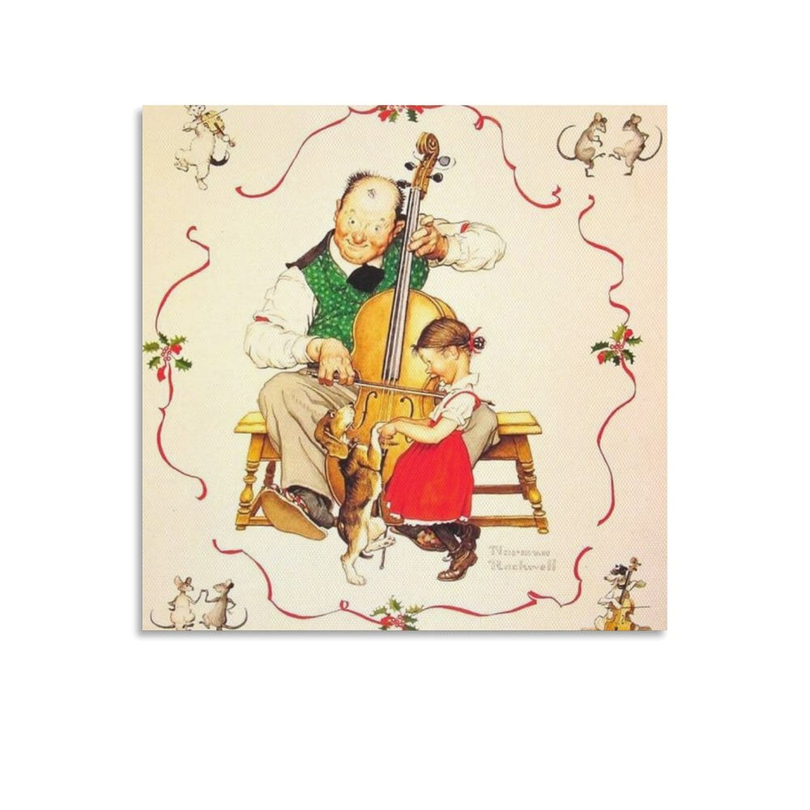 Norman Rockwell Print Painting Art Illustration (19) Print Photo Art ...