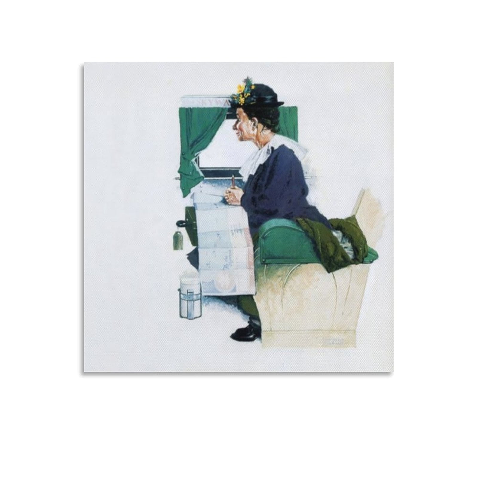 Norman Rockwell Print Painting Art Illustration (2) Gifts Canvas ...