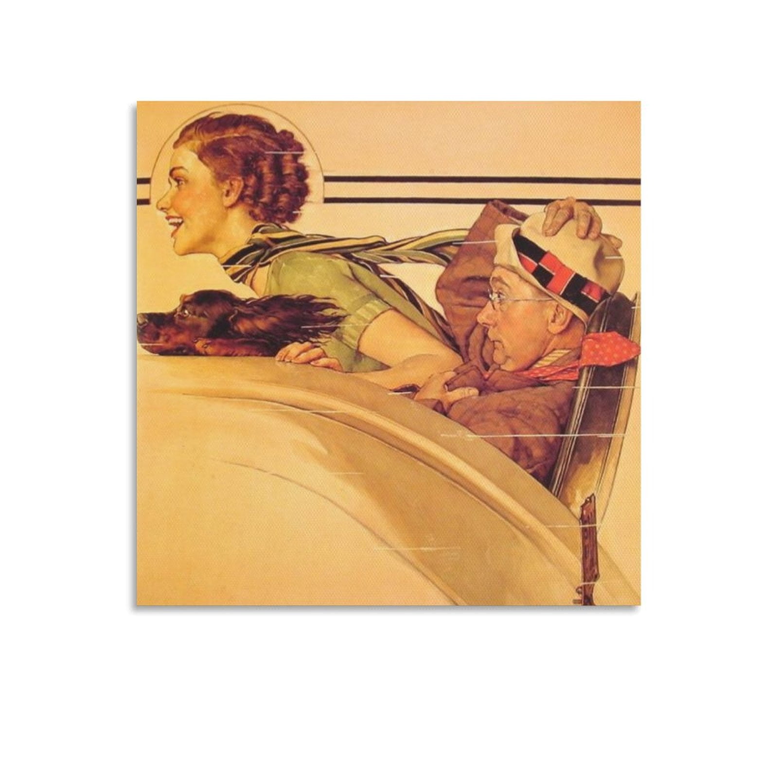 Norman Rockwell Print Painting Art Illustration (20) Canvas Art Poster ...