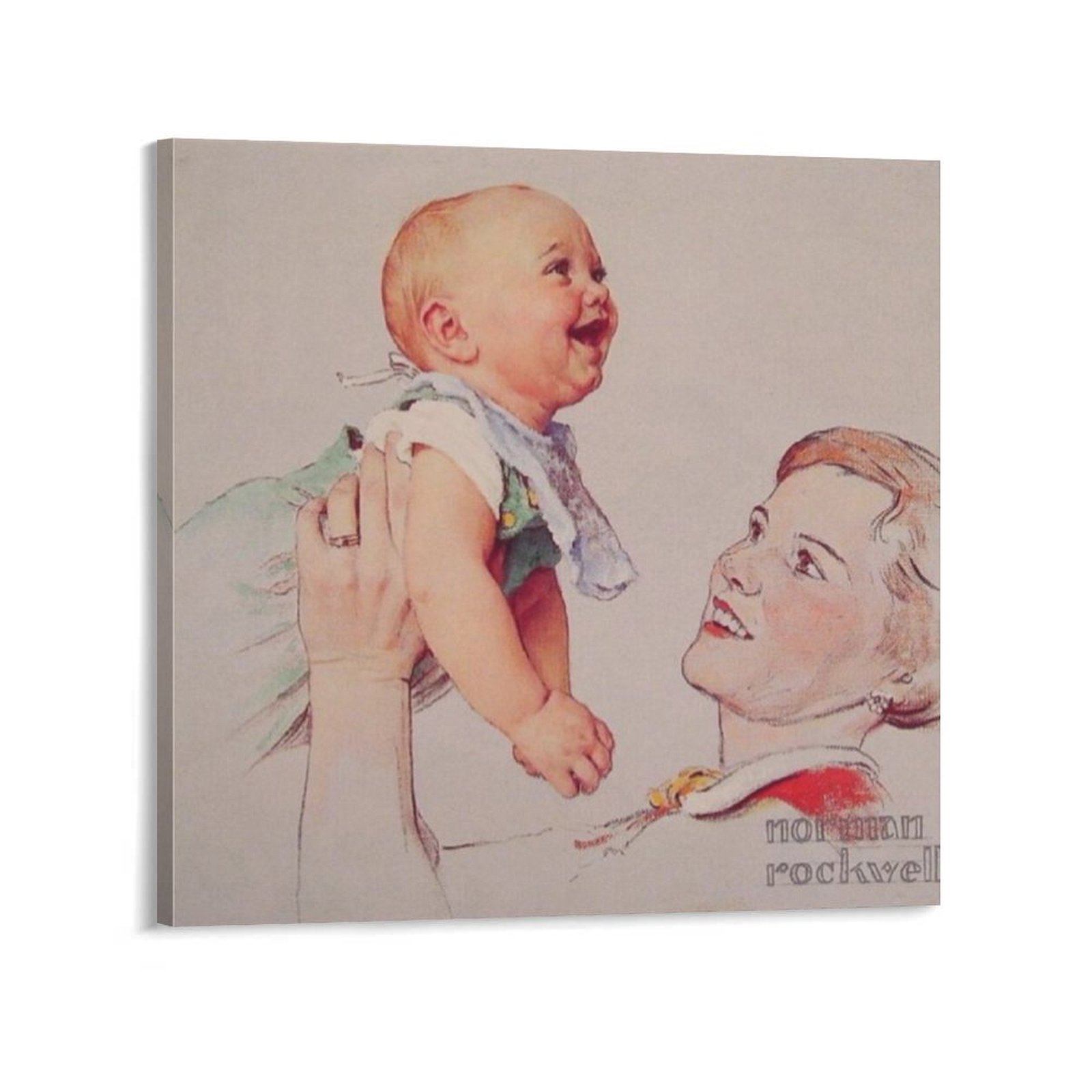 Norman Rockwell Print Painting Art Illustration (22) Canvas Wall Art ...