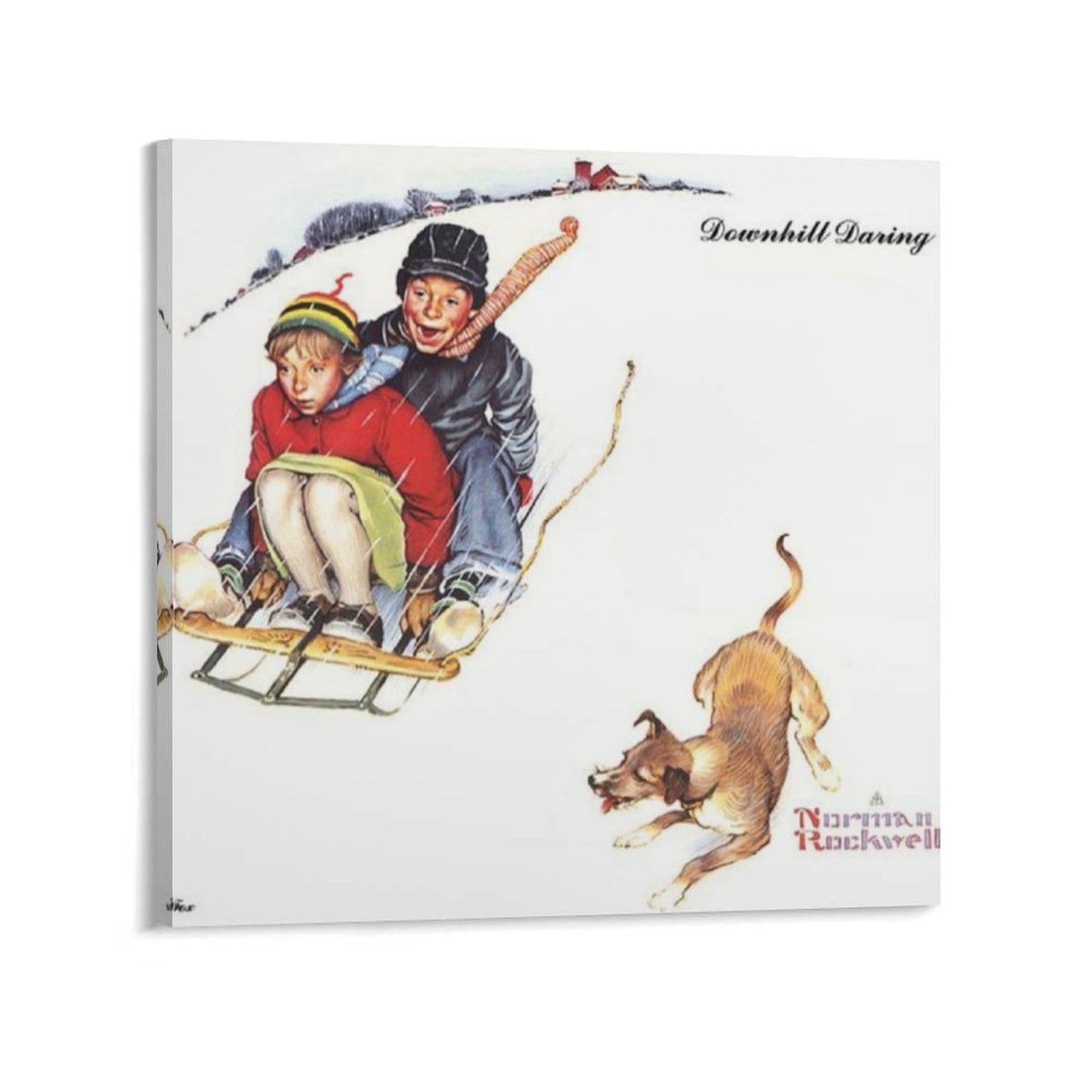 Norman Rockwell Print Painting Art Illustration (24) Print Photo Art ...