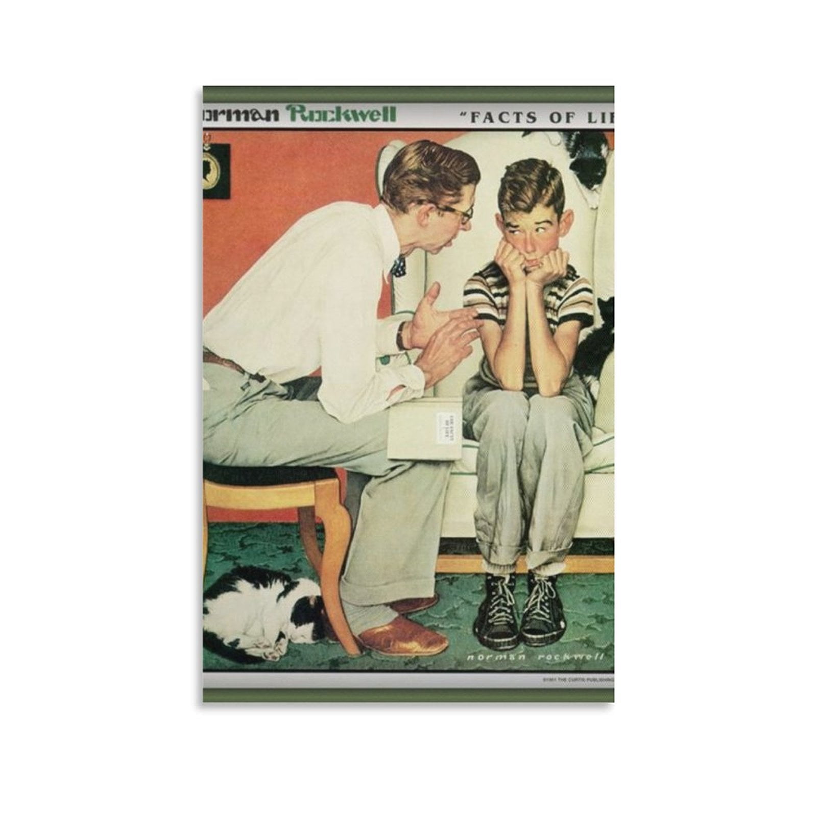 Norman Rockwell Print Painting Art Illustration (30) Gifts Canvas ...