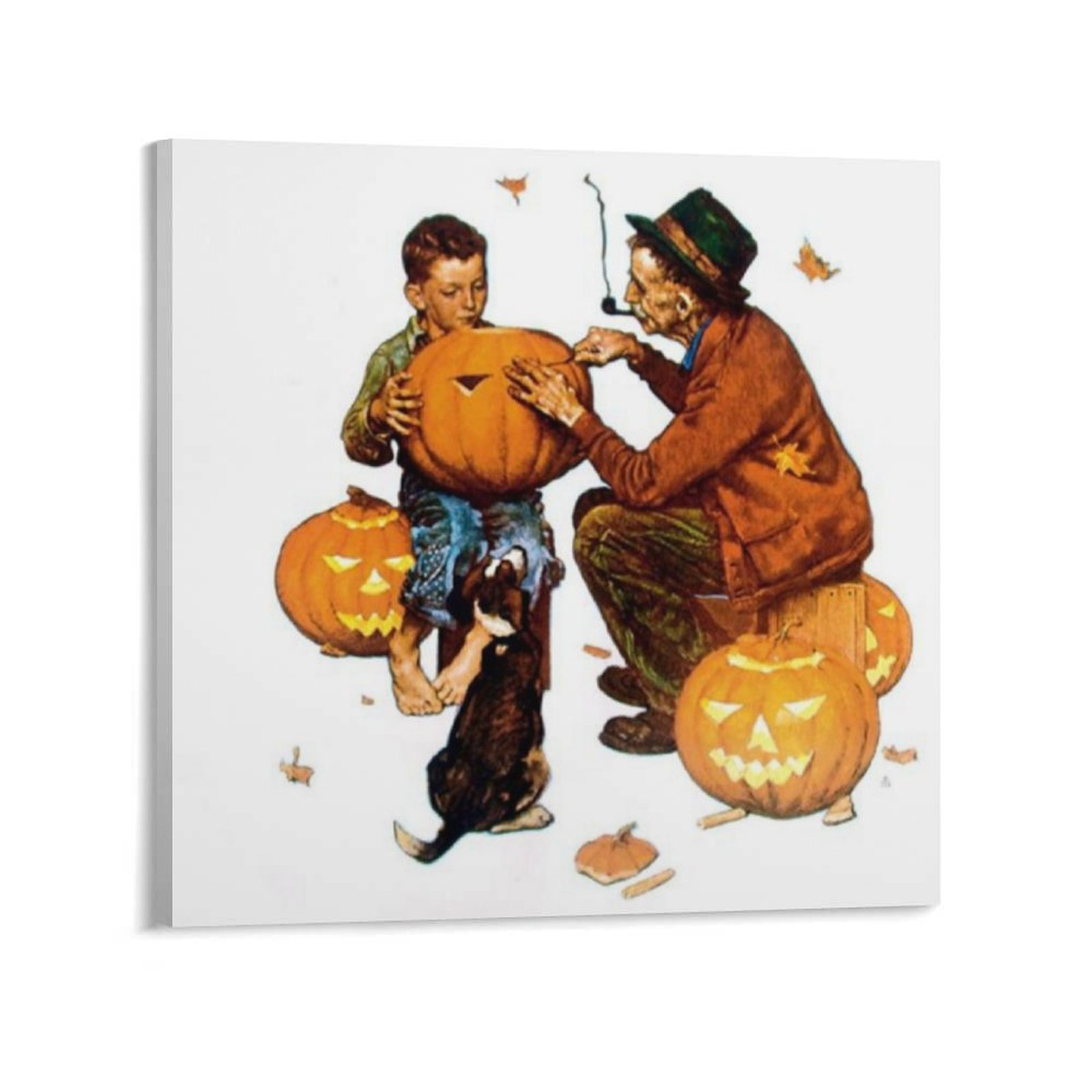 Norman Rockwell Print Painting Art Illustration (38) Room Aesthetic ...