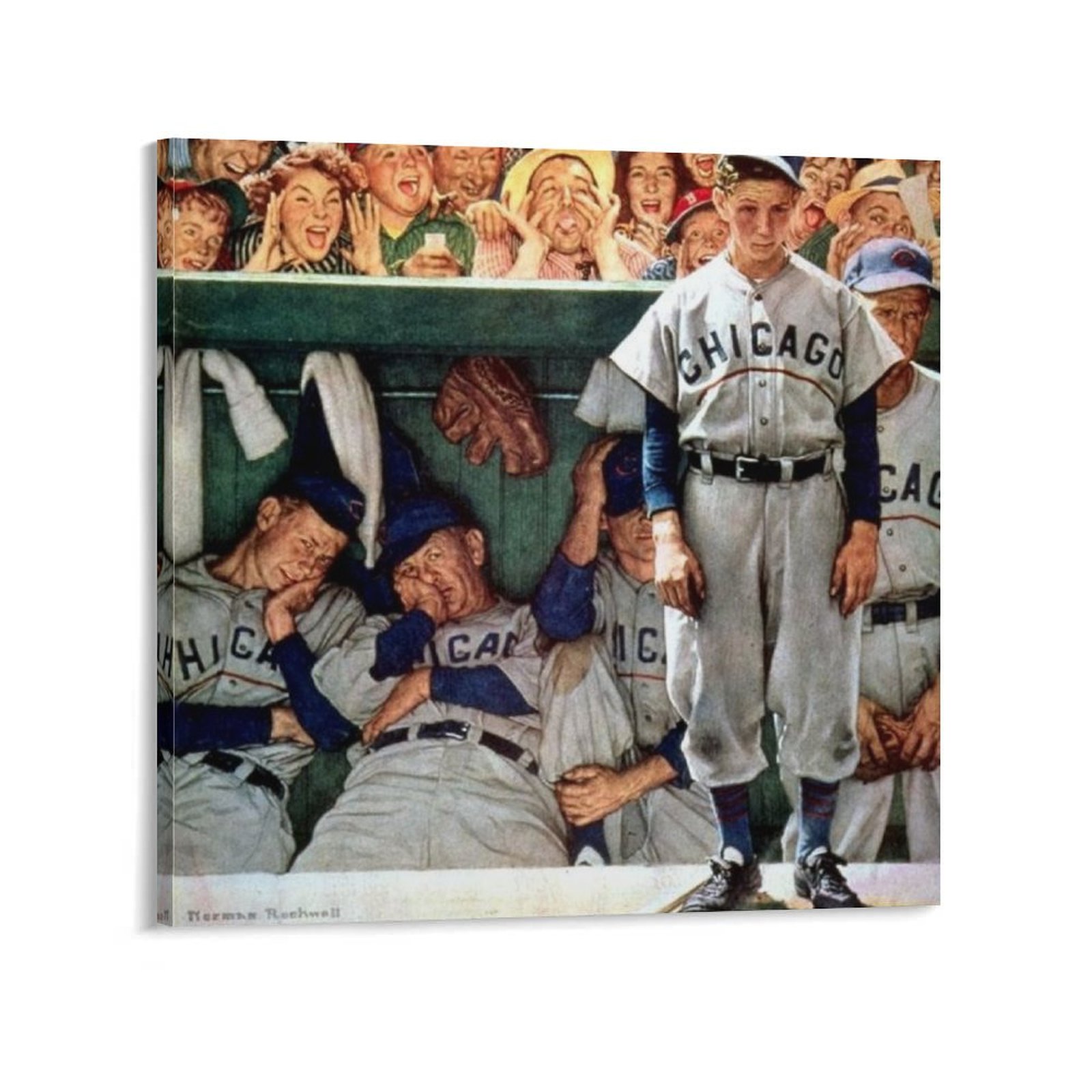 Norman Rockwell Print Painting Art Illustration (44) Canvas Art Poster ...