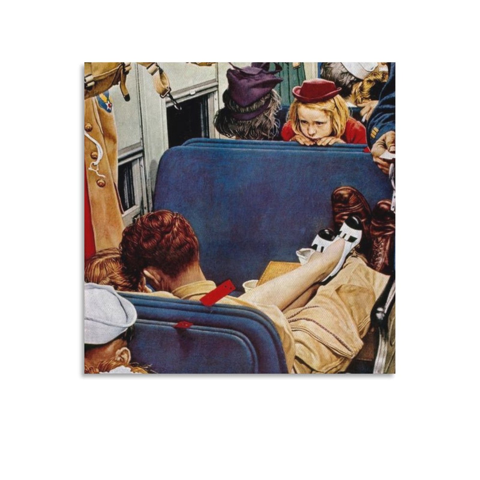 Norman Rockwell Print Painting Art Illustration (46) Posters Art Print ...