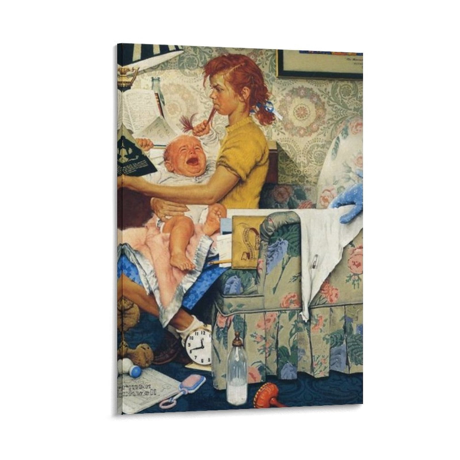 Norman Rockwell Print Painting Art Illustration (5) Posters Art Print ...