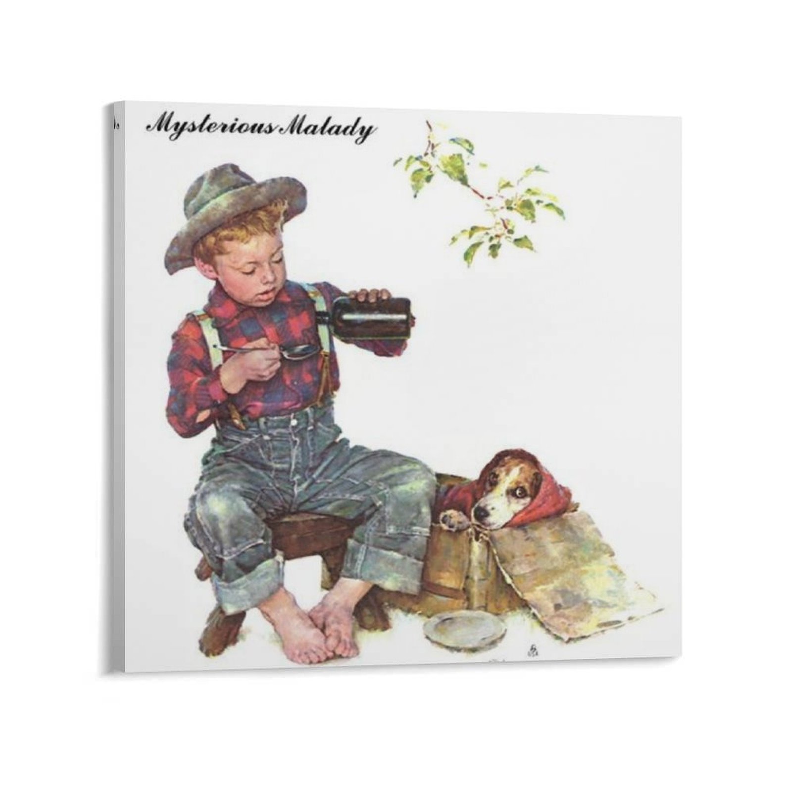 Norman Rockwell Print Painting Art Illustration (50) Gifts Canvas ...