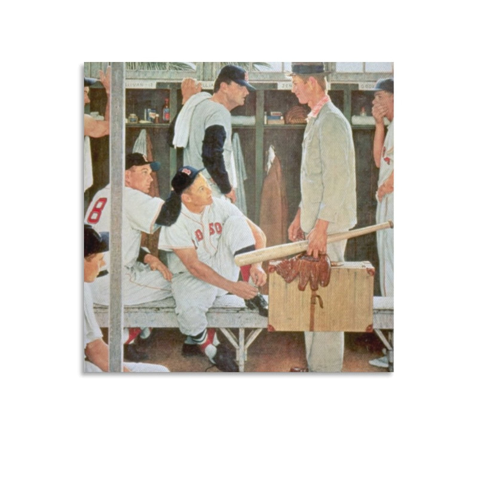 Norman Rockwell Print Painting Art Illustration (51) Canvas Wall Art ...