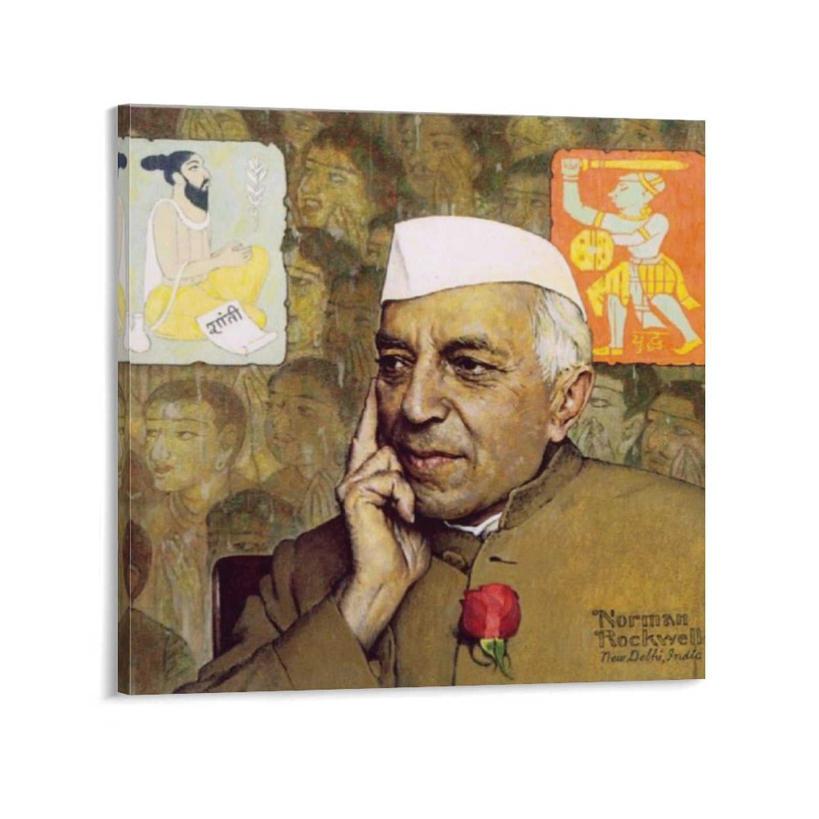 Norman Rockwell Print Painting Art Illustration (55) Canvas Art Poster ...