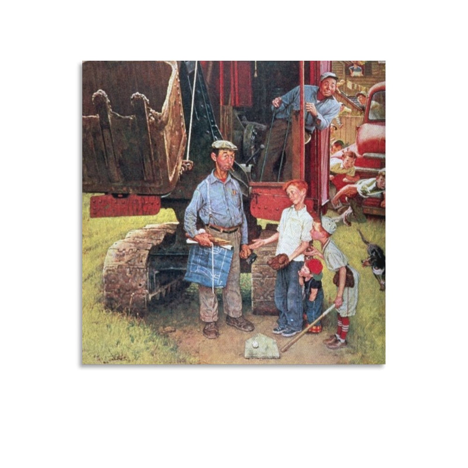 Norman Rockwell Print Painting Art Illustration (6) Room Aesthetic ...