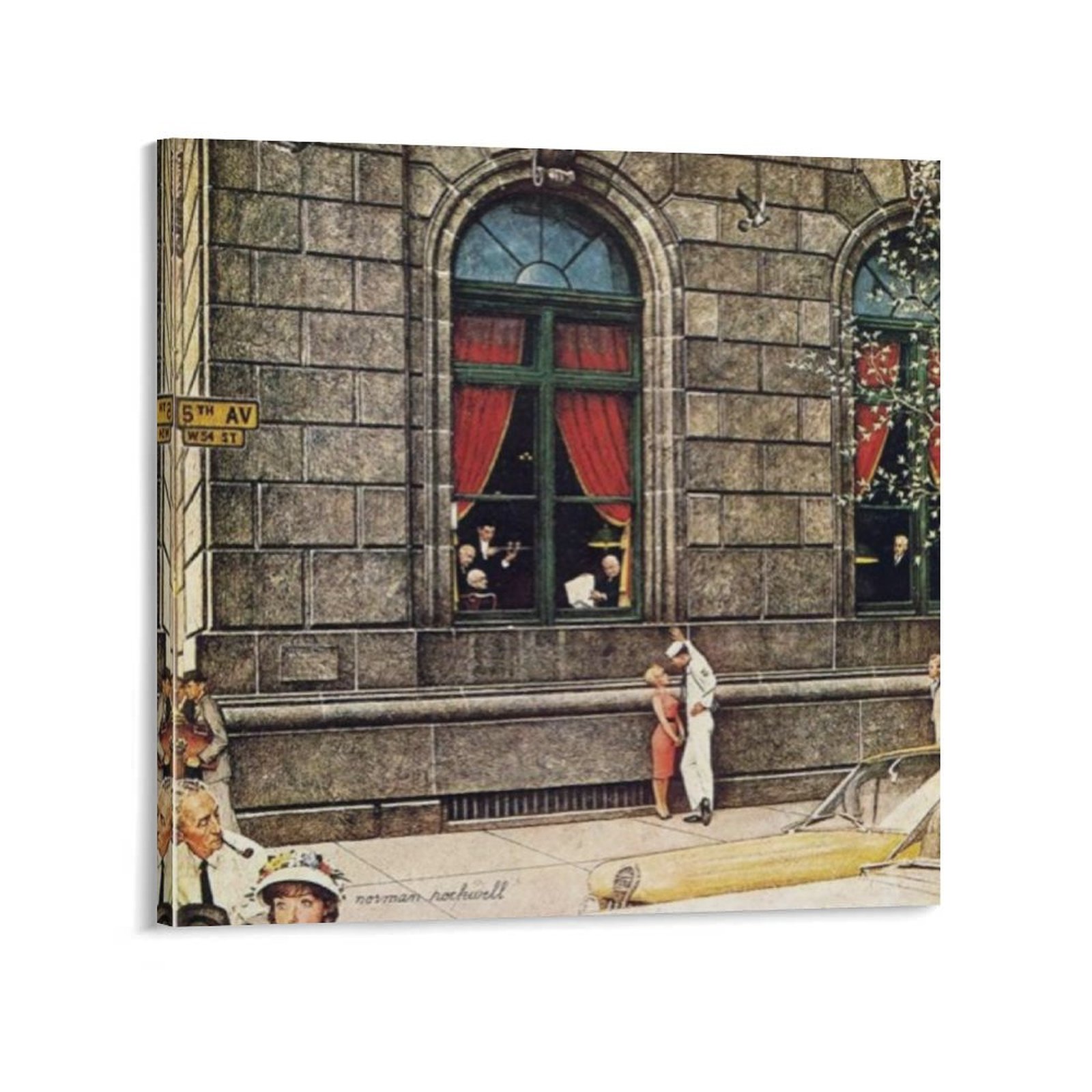 Norman Rockwell Print Painting Art Illustration (78) Print Photo Art ...