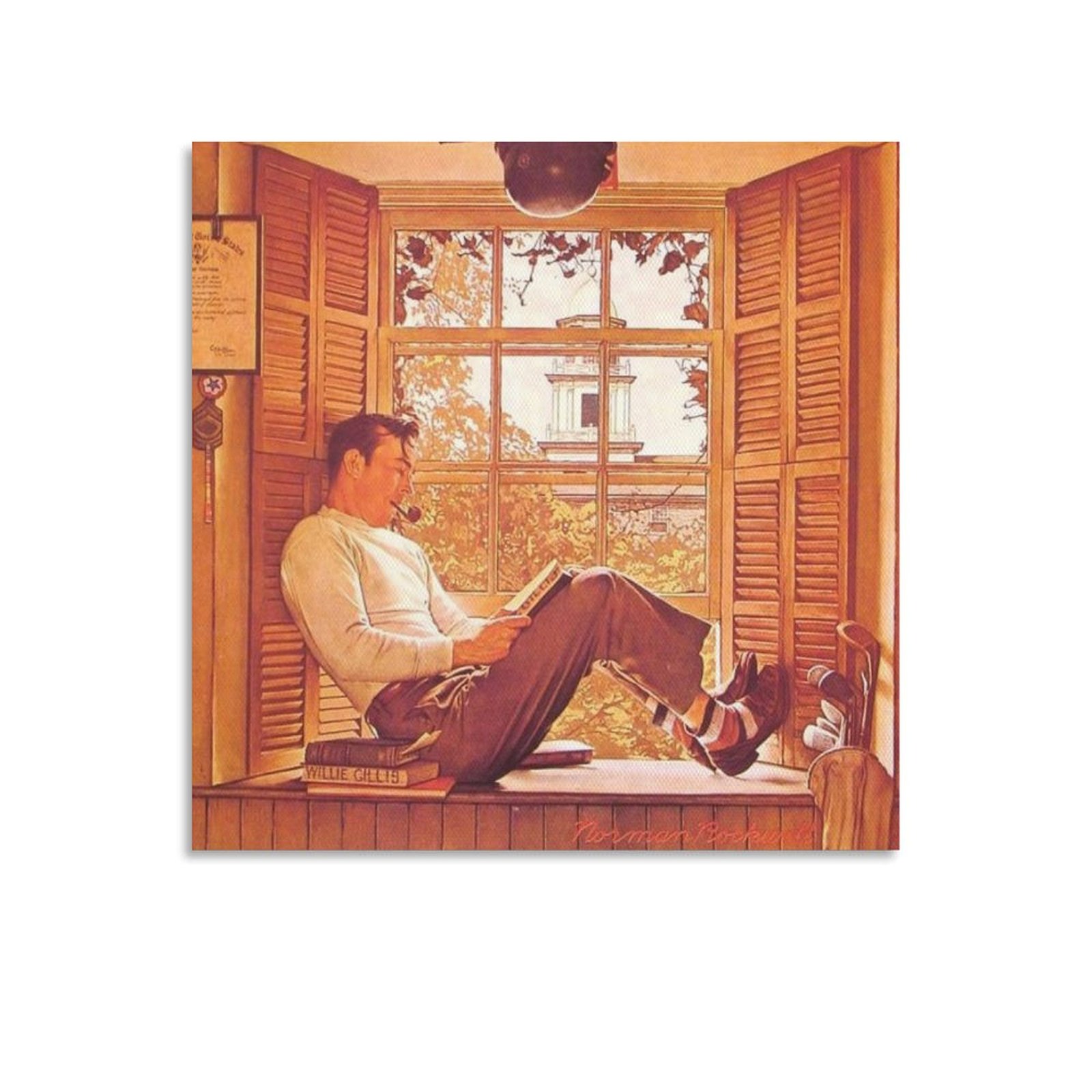 Norman Rockwell Print Painting Art Illustration (84) Picture Print ...