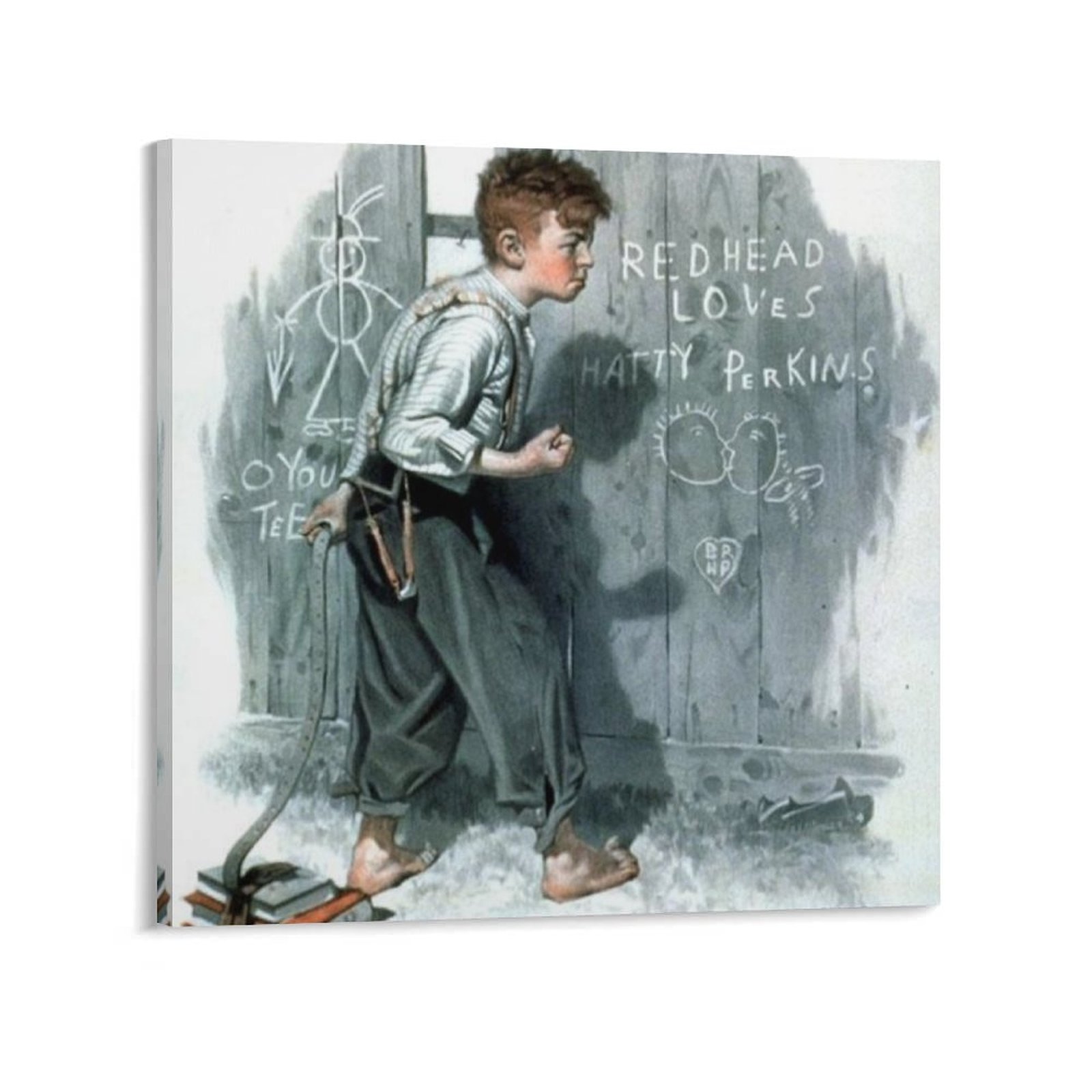 Norman Rockwell Print Painting Art Illustration (85) Artworks Canvas ...