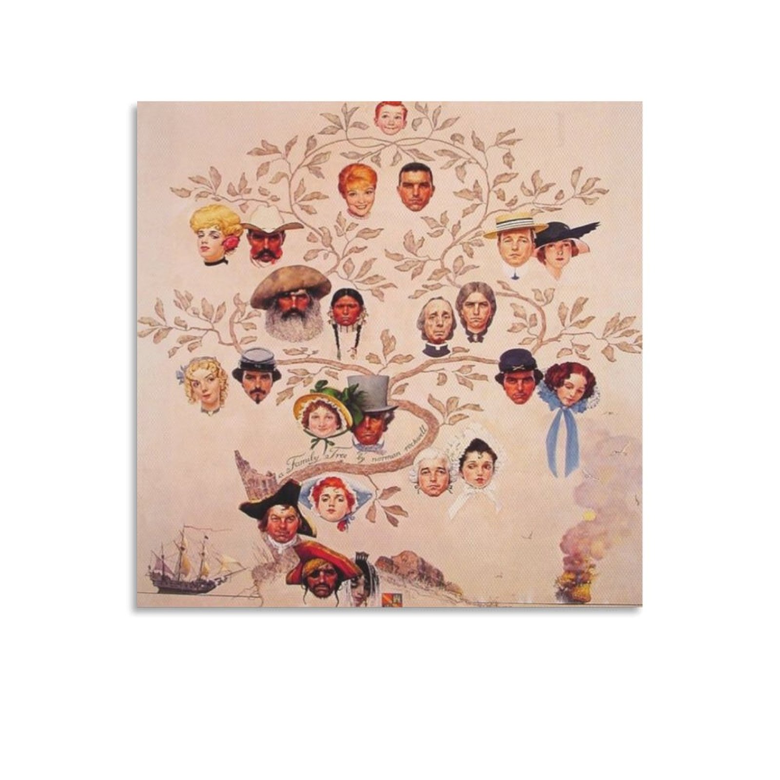 Norman Rockwell Print Painting Art Illustration (87) Picture Print ...