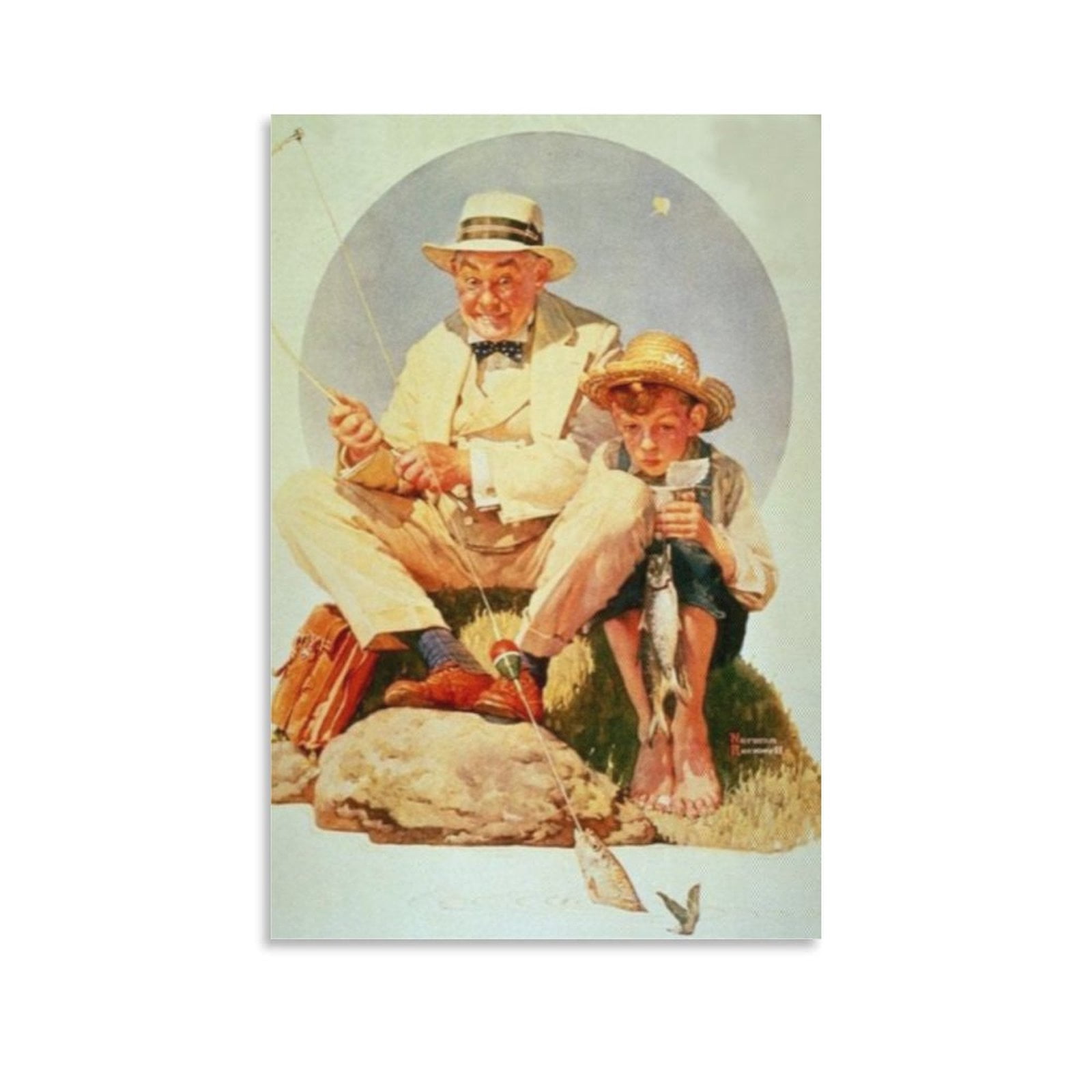 Norman Rockwell Print Paintings Illustration (18) Artworks Picture ...