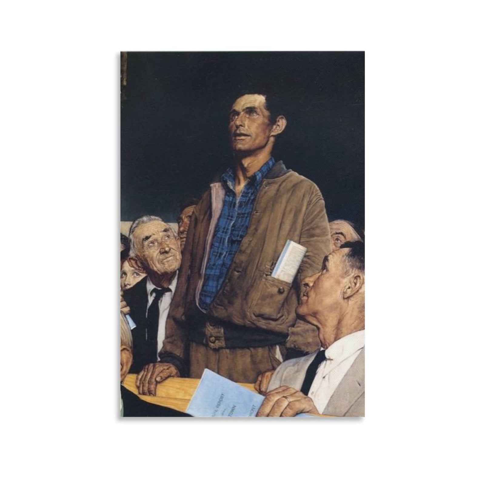 Norman Rockwell Print Paintings Illustration (22) Canvas Art Poster and ...