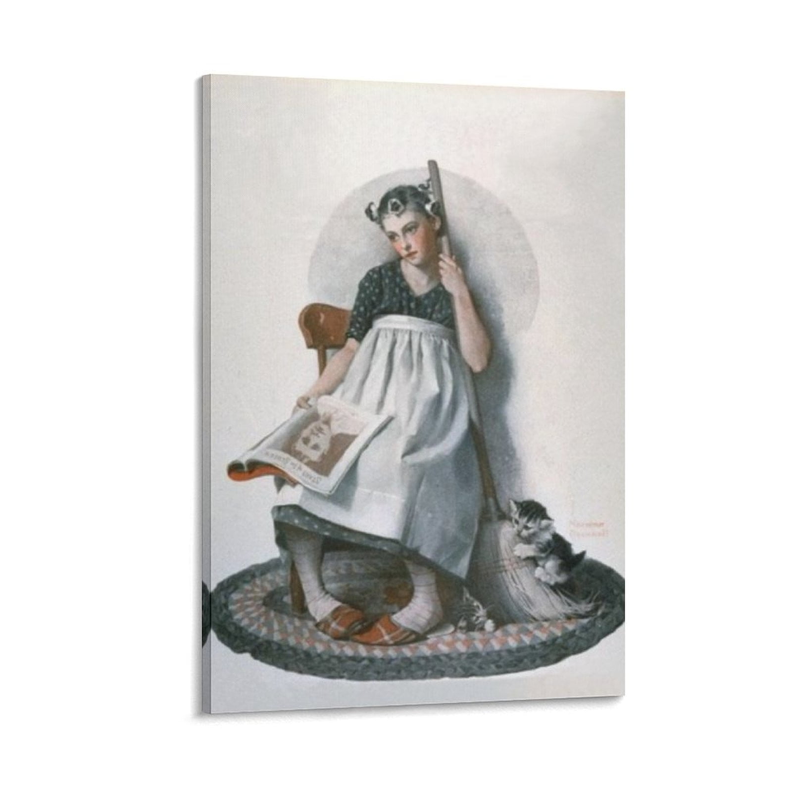 Norman Rockwell Print Paintings Illustration (25) Picture Print Canvas ...