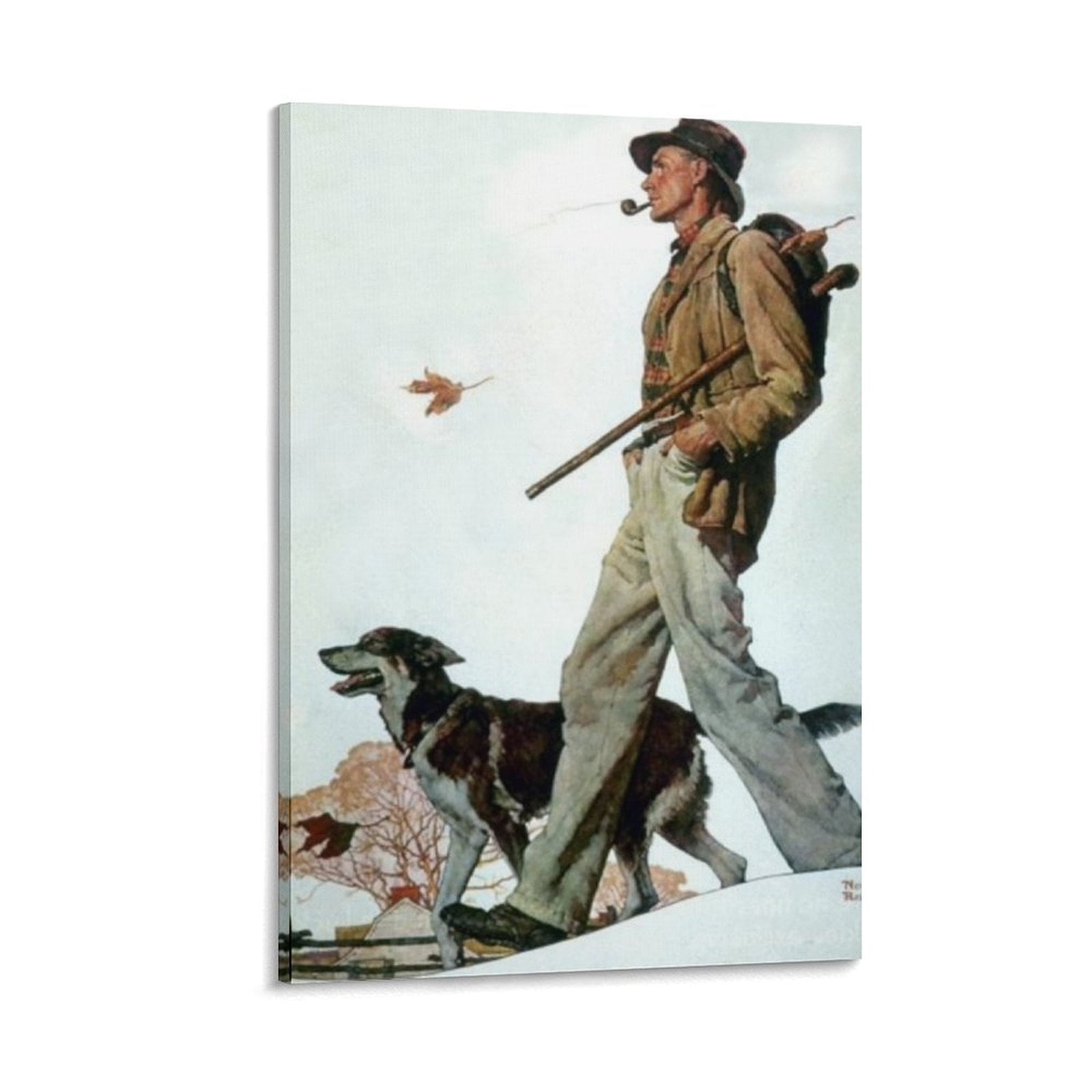 Norman Rockwell Print Paintings Illustration (48) Canvas Art Poster and ...