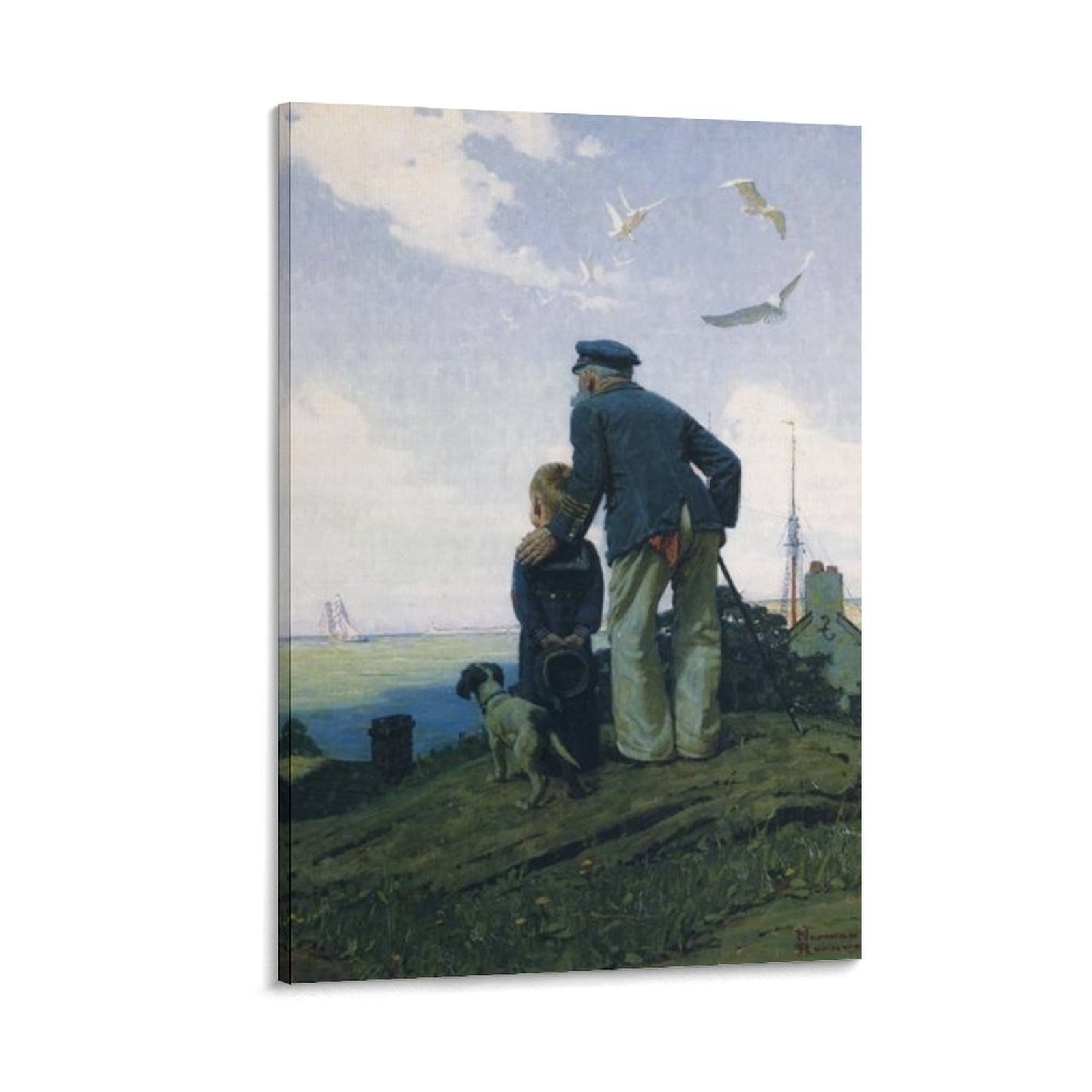 Norman Rockwell Print Paintings Illustration (5) Artworks Canvas Poster ...
