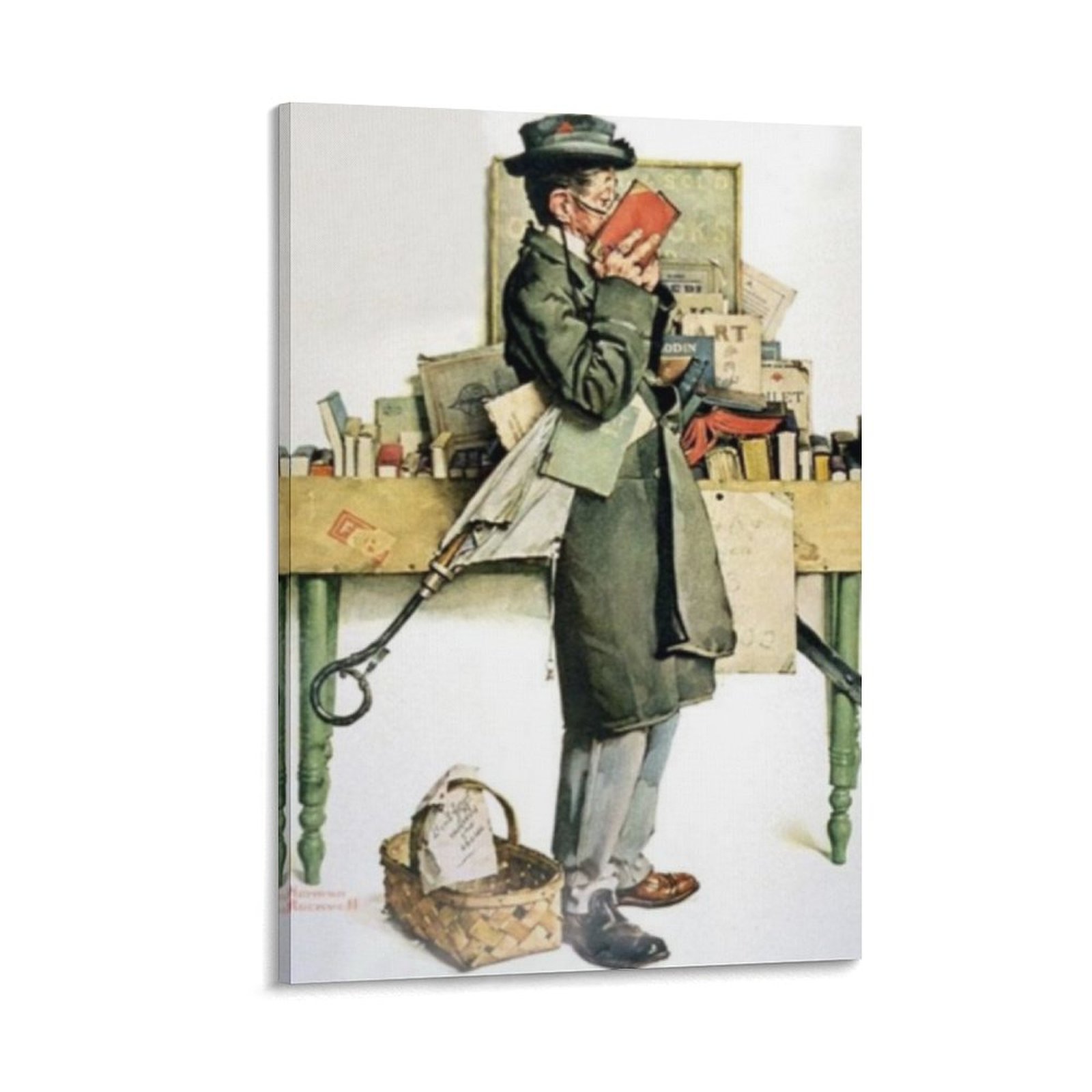Norman Rockwell Print Paintings Illustration (51) Canvas Art Poster and ...