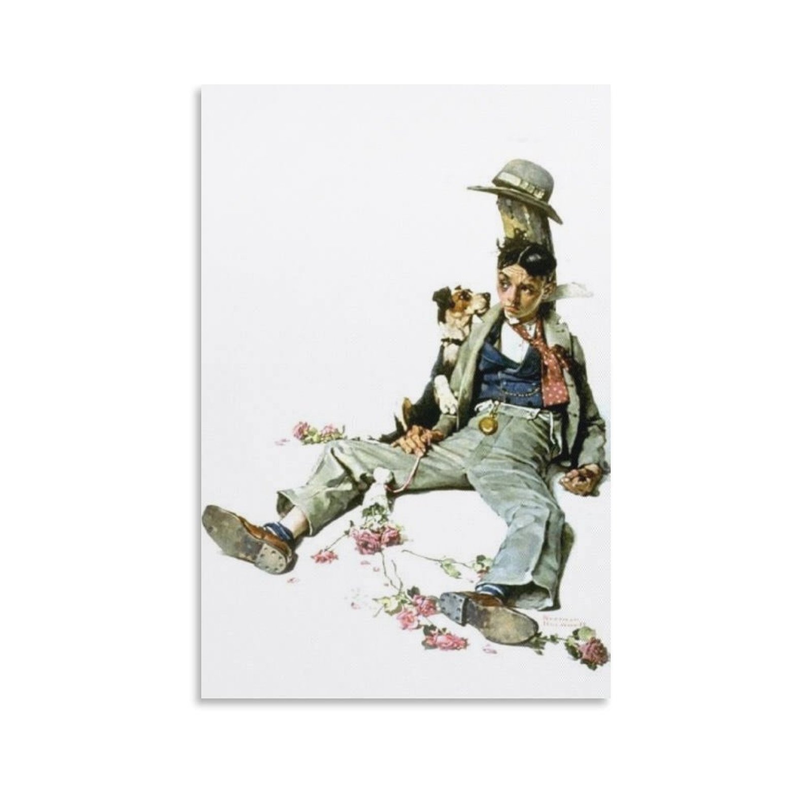 Norman Rockwell Print Paintings Illustration (52) Print Photo Art ...