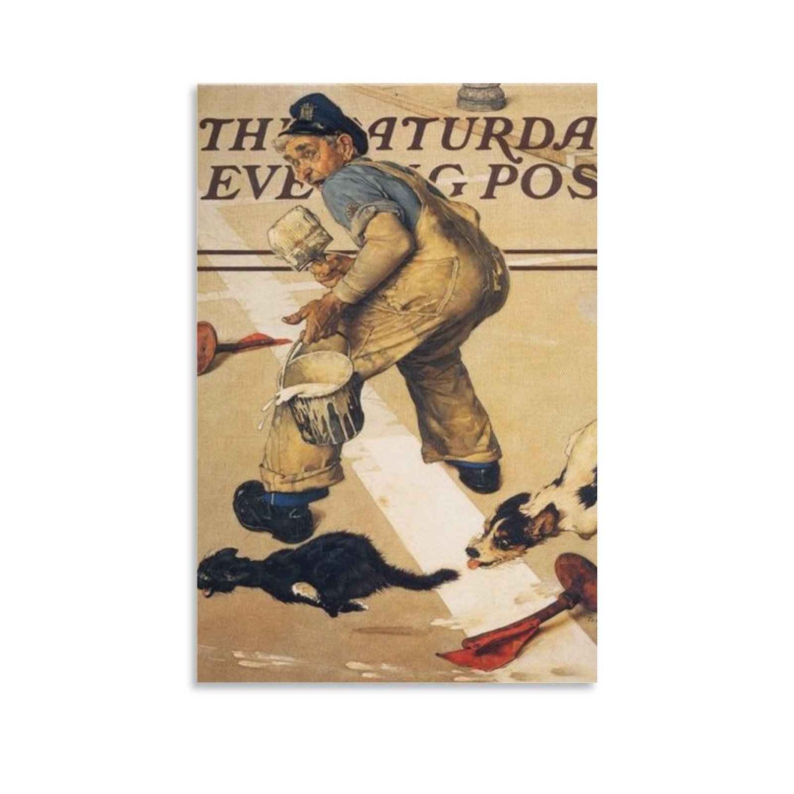 Norman Rockwell Print Paintings Illustration (53) Print Photo Art ...