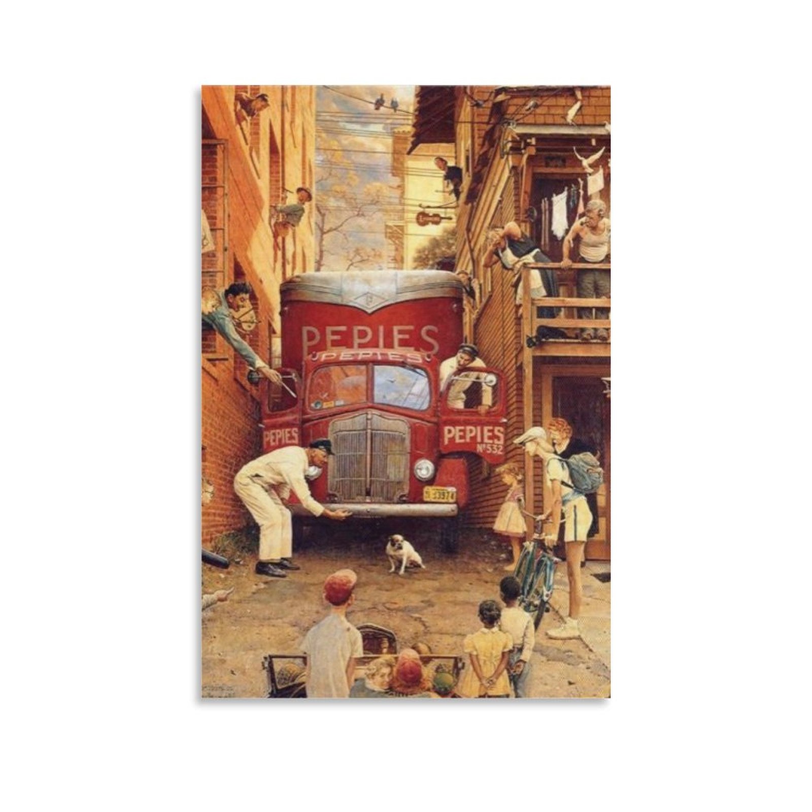 Norman Rockwell Print Paintings Illustration (54) Canvas Art Poster and ...