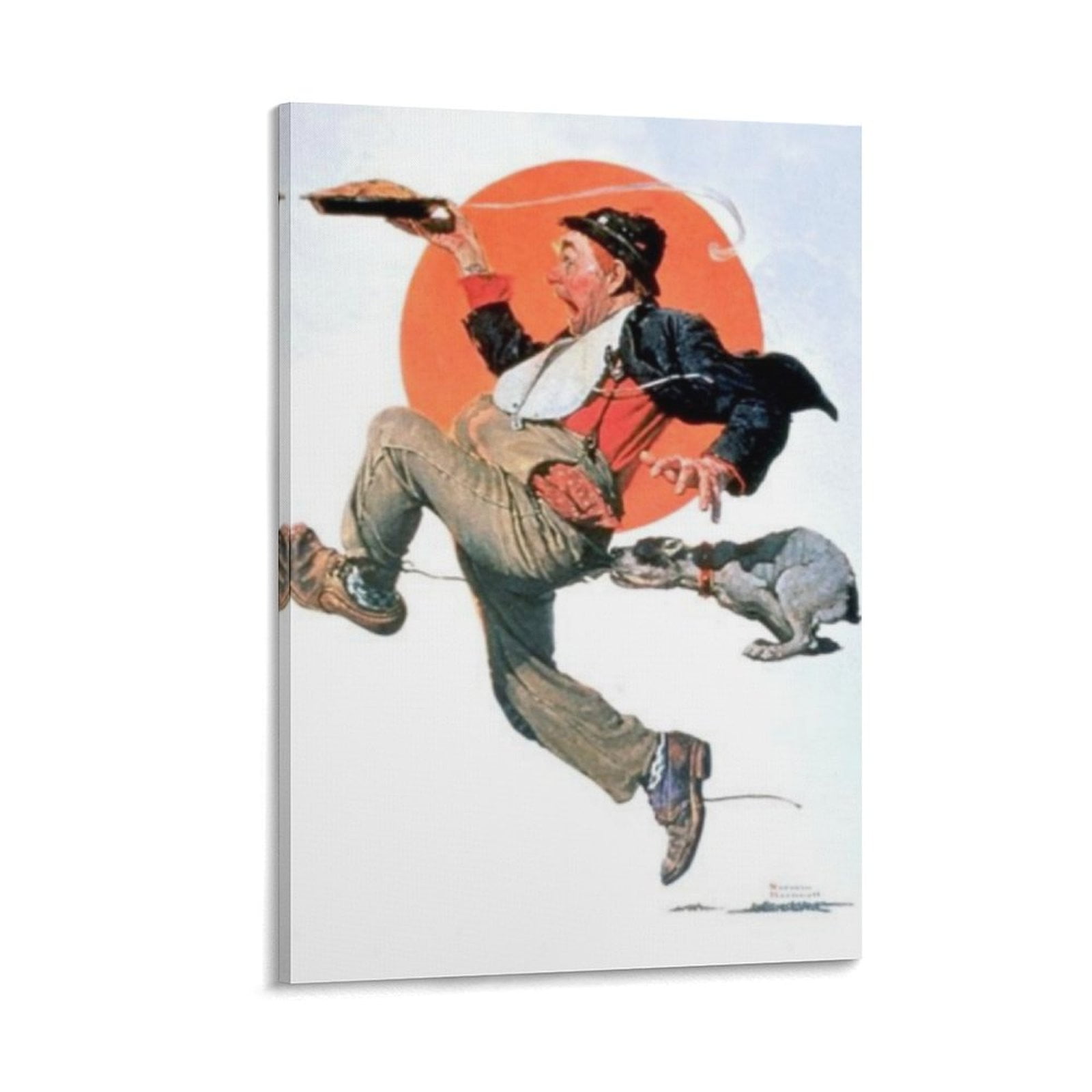 Norman Rockwell Print Paintings Illustration (56) Canvas Wall Art ...