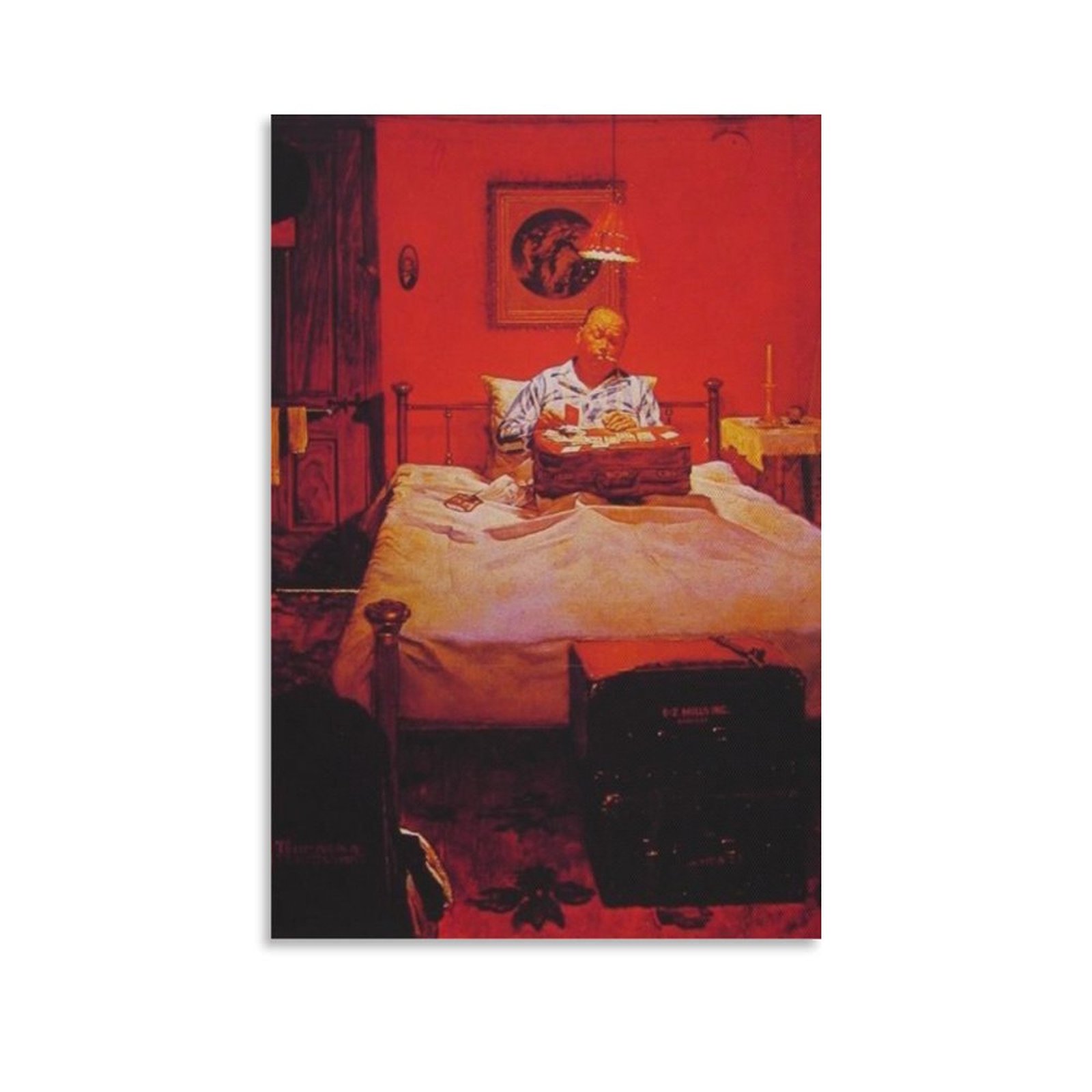 Norman Rockwell Print Paintings Illustration (61) Canvas Wall Art ...