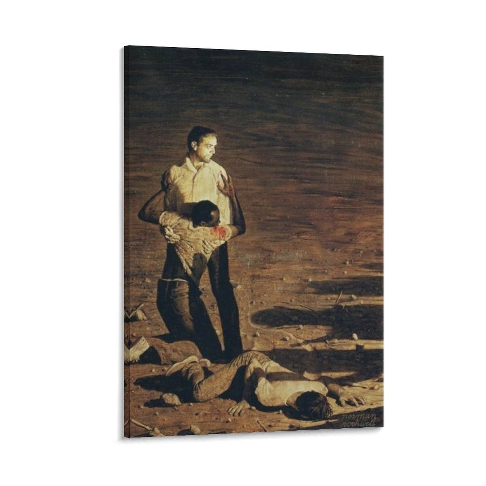 Norman Rockwell Print Paintings Illustration (62) Picture Print Canvas ...