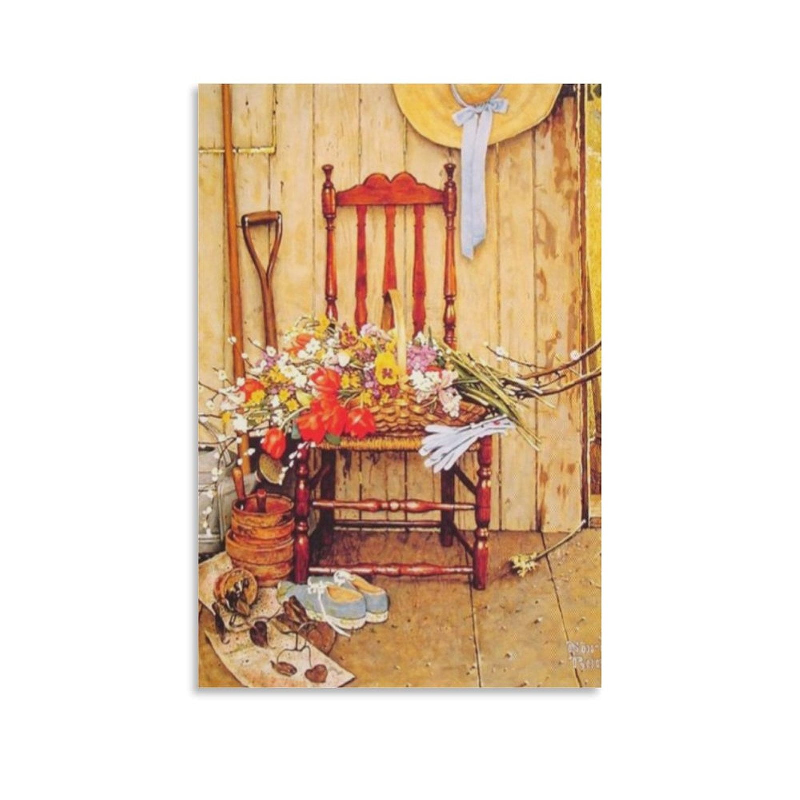 Norman Rockwell Print Paintings Illustration (63) Canvas Wall Art ...