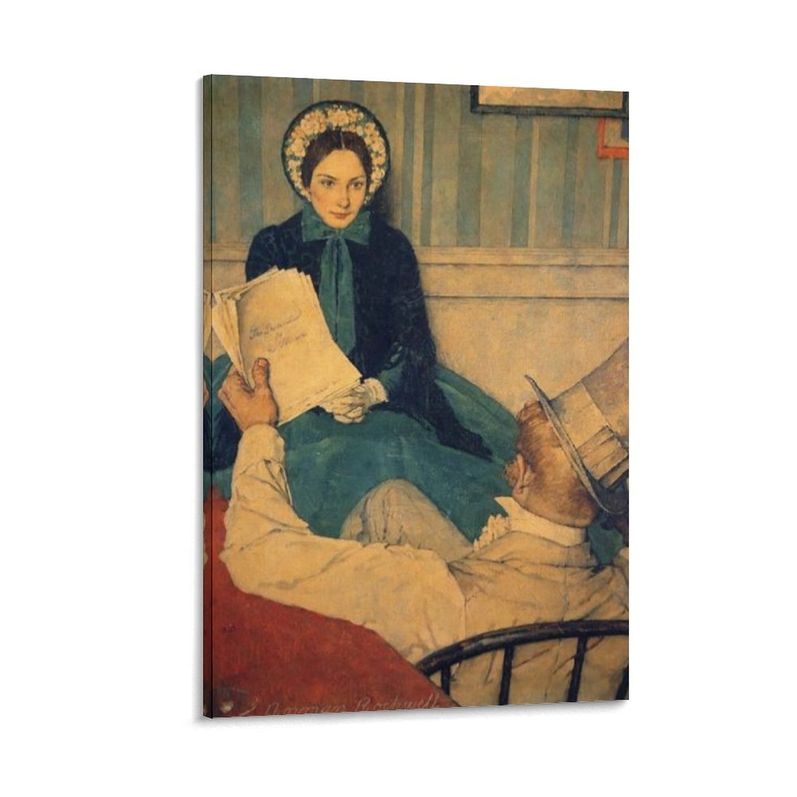 Norman Rockwell Print Paintings Illustration (71) Painting On Canvas ...