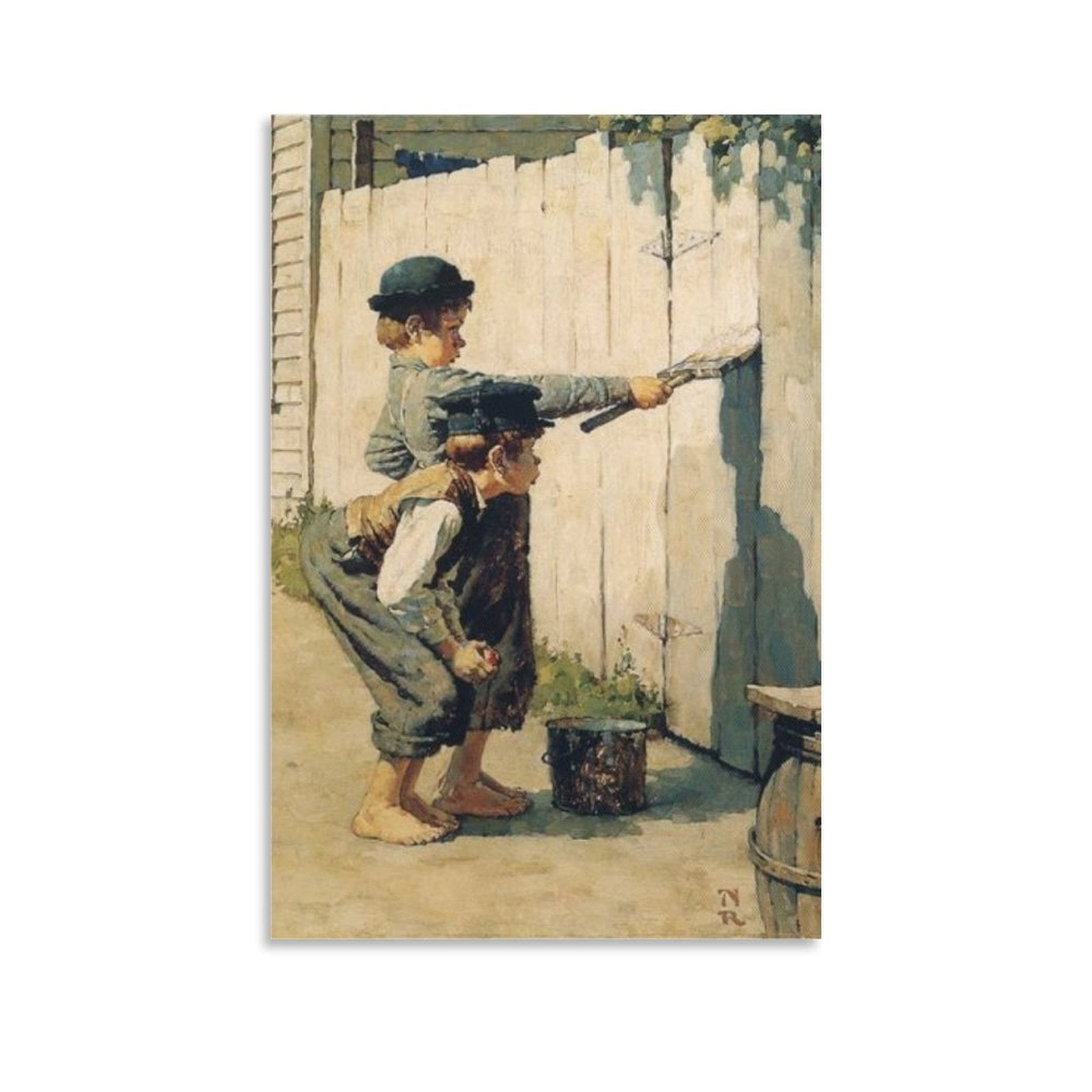 Norman Rockwell Print Paintings Illustration (78) Canvas Wall Art ...