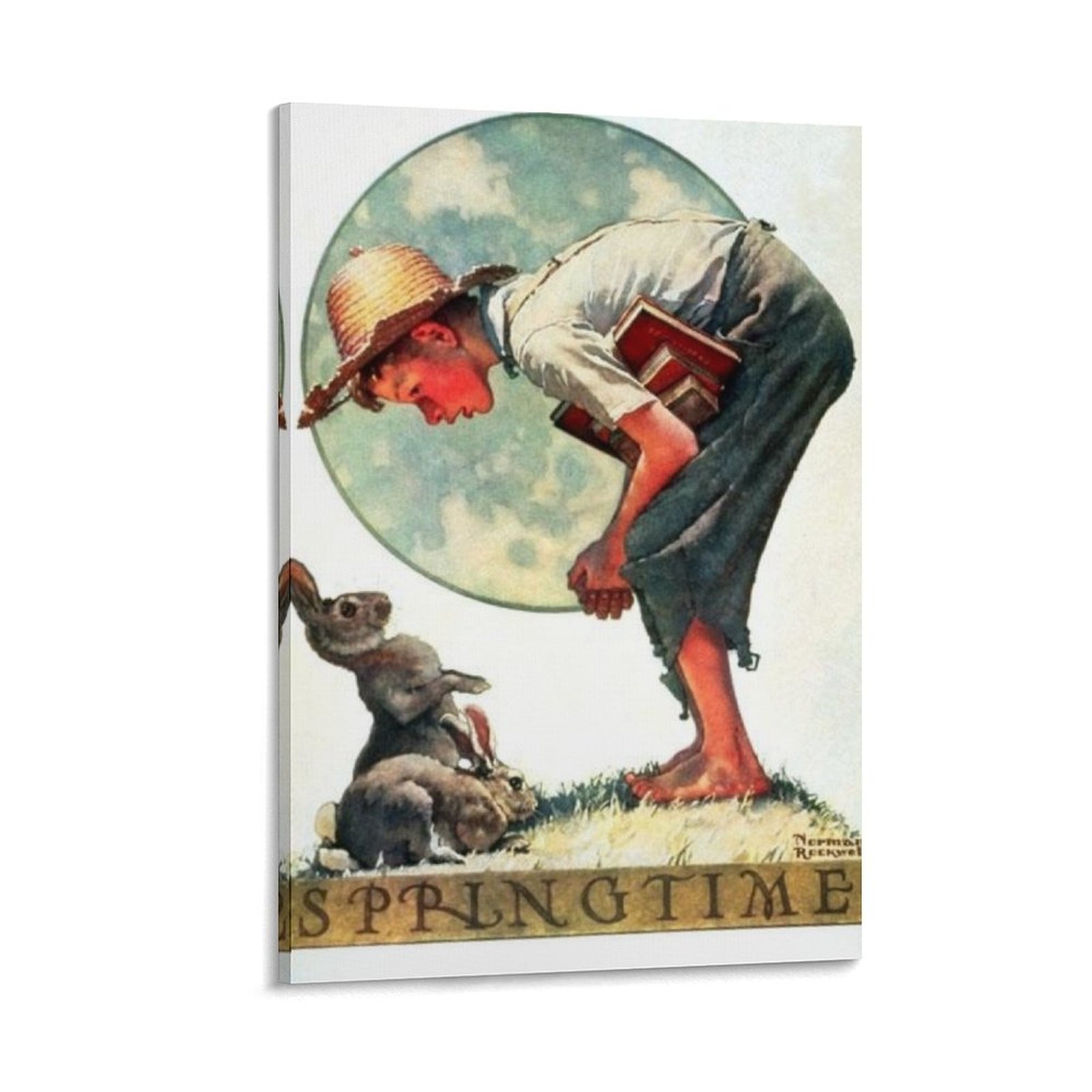 Norman Rockwell Print Paintings Illustration (8) Print Photo Art ...