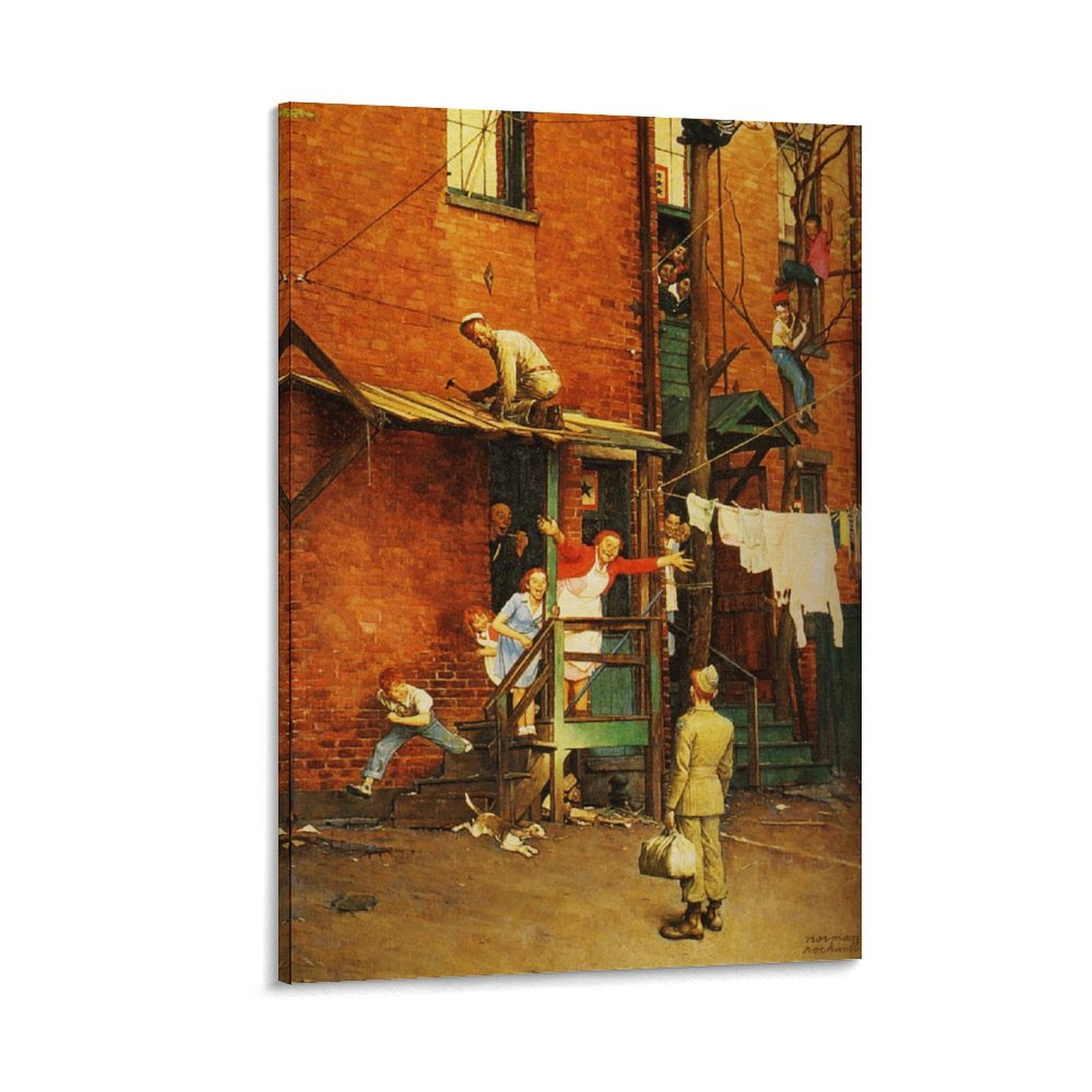 Norman RockwellPosters3 Print Photo Art Painting Canvas Poster Home ...