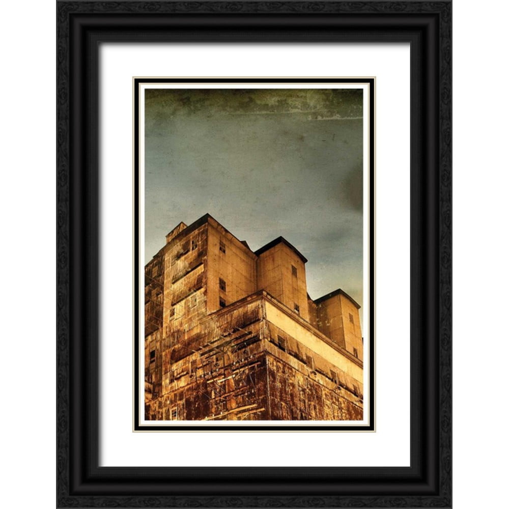 Normand, Pascal 17x24 Black Ornate Wood Framed with Double Matting ...